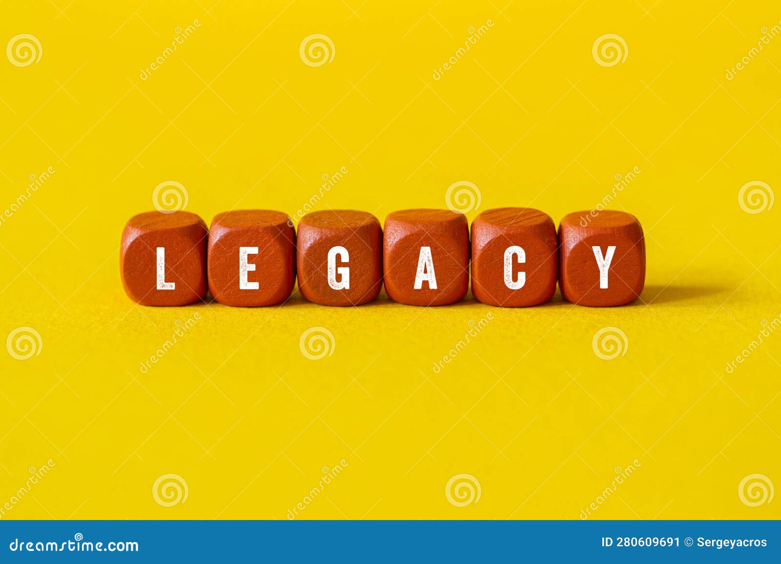 Legacy - Word Concept on Building Blocks, Text Stock Image - Image of ...