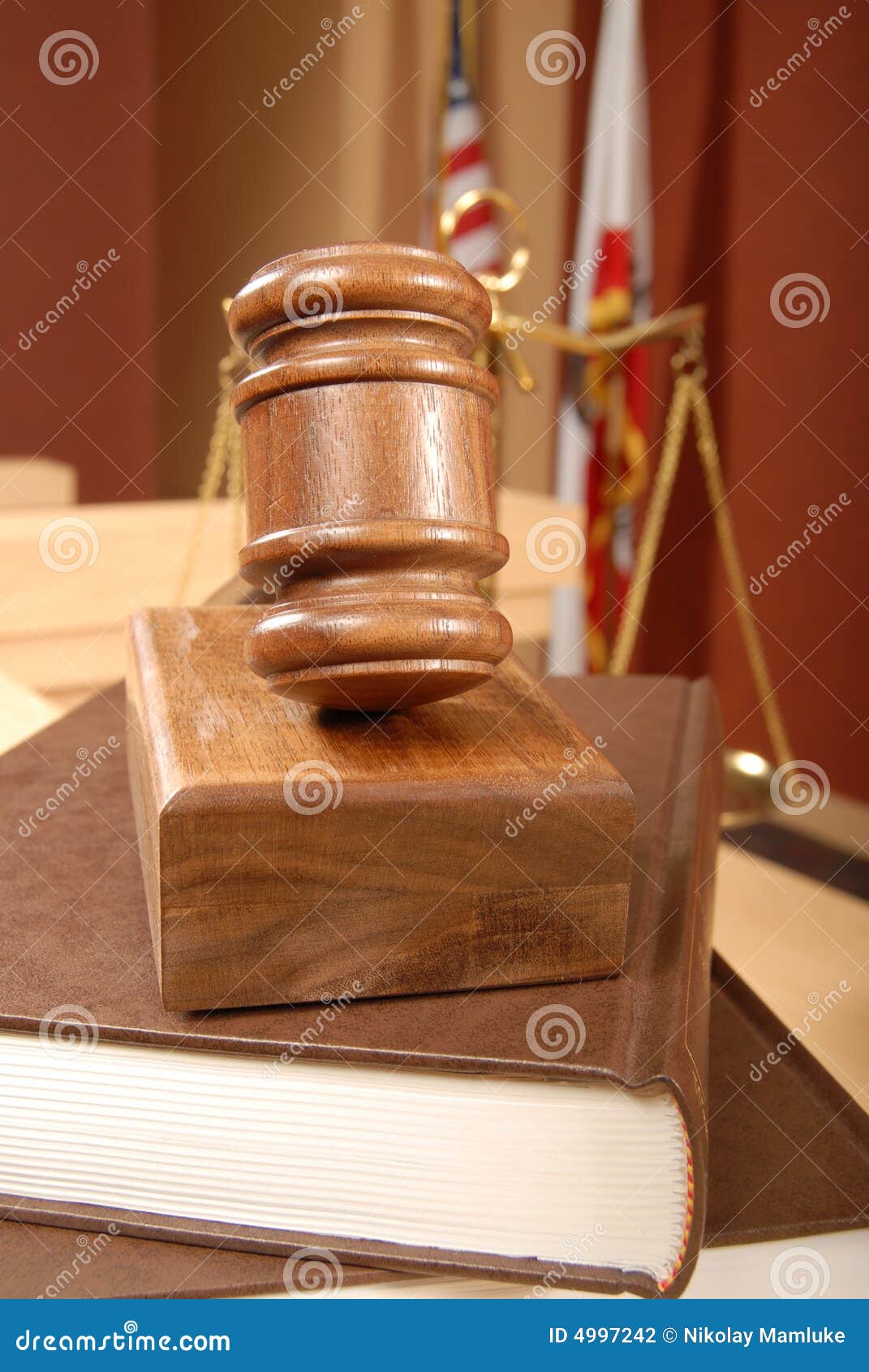 Legal books in court stock photo. Image of block, gavel - 4997242