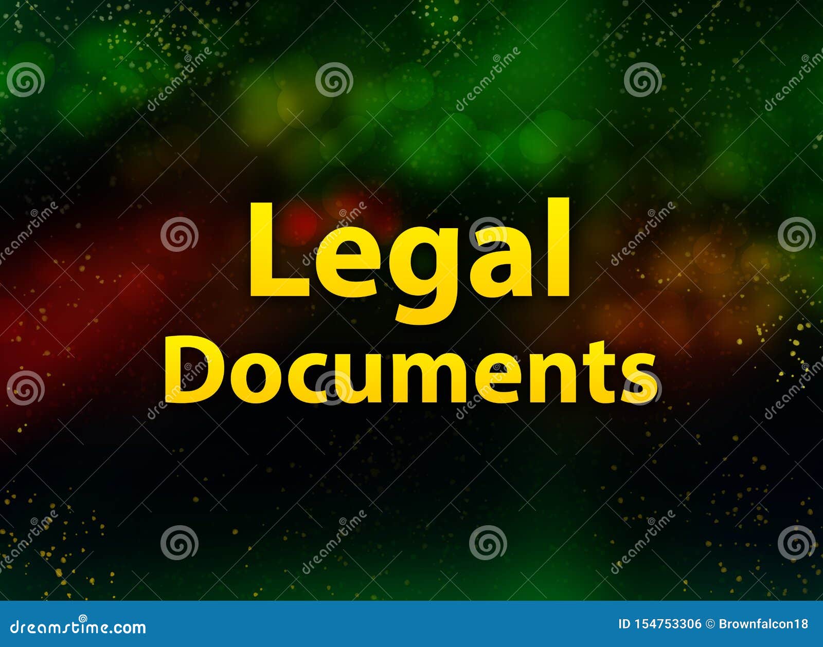 Legal Documents Abstract Bokeh Dark Background Stock Illustration ...