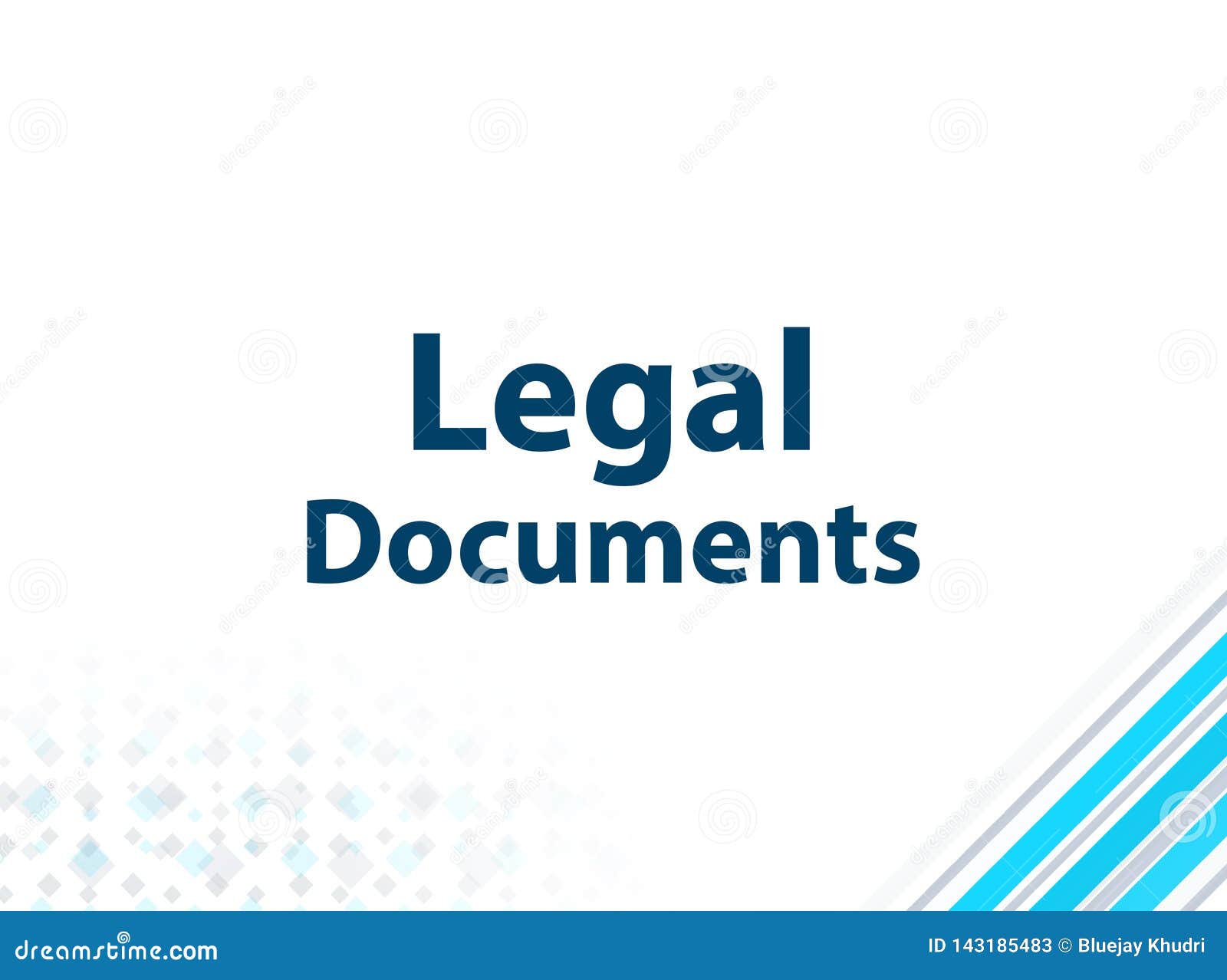 Legal Documents Modern Flat Design Blue Abstract Background Stock ...