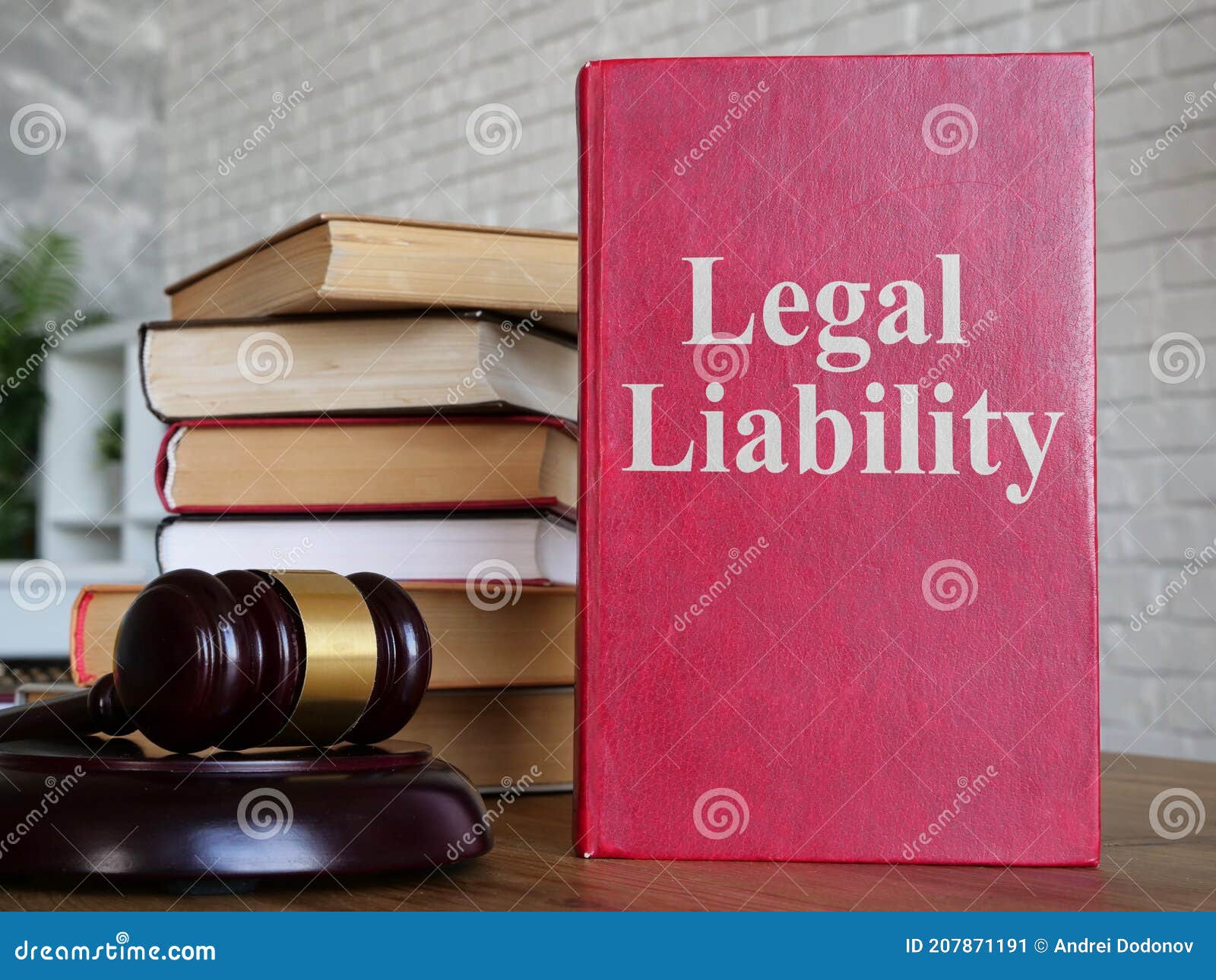 Legal Liability is Shown on the Conceptual Photo Using the Text Stock ...