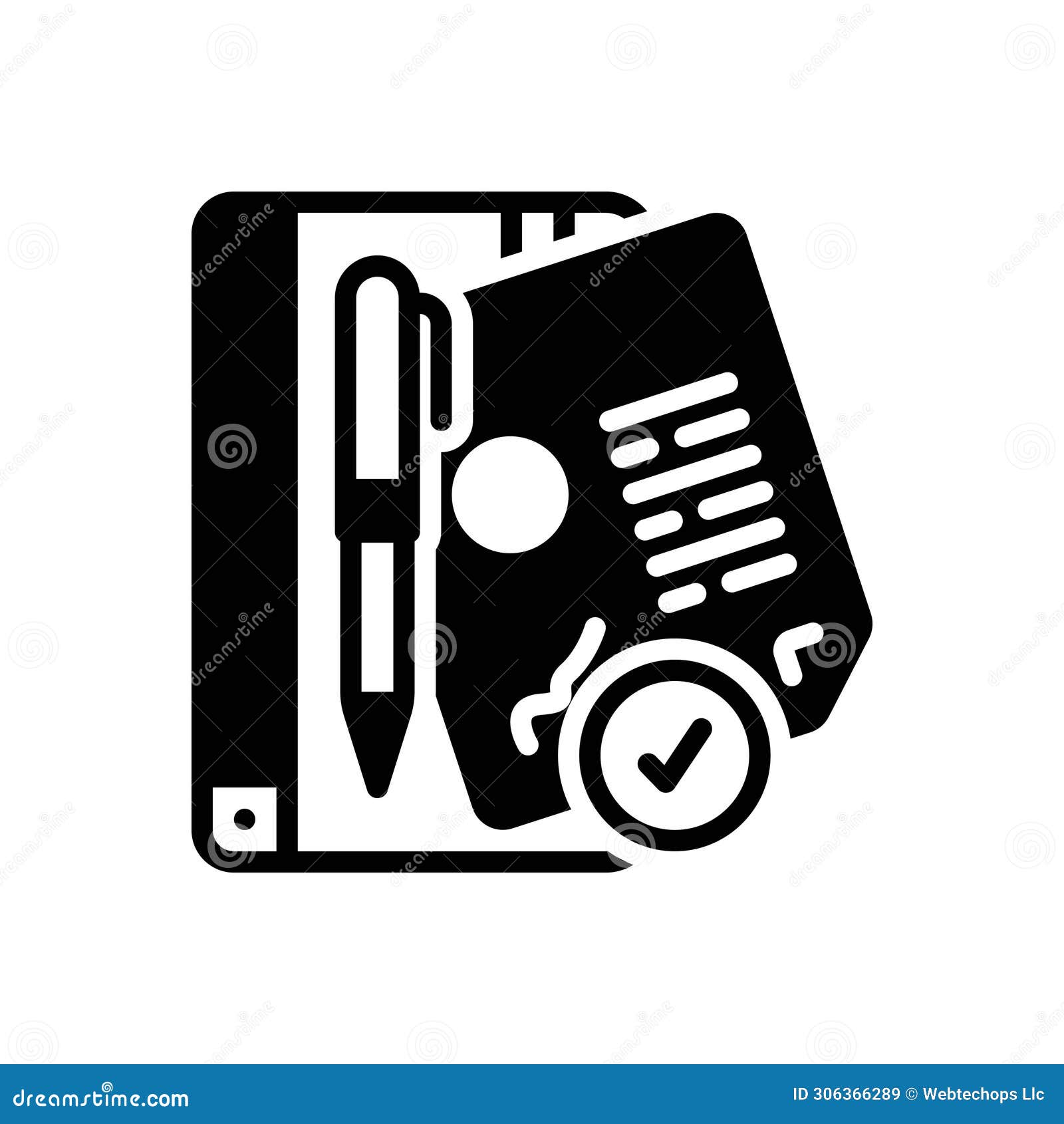 Black Solid Icon for Legal Process, Legal and Paperwork Stock ...