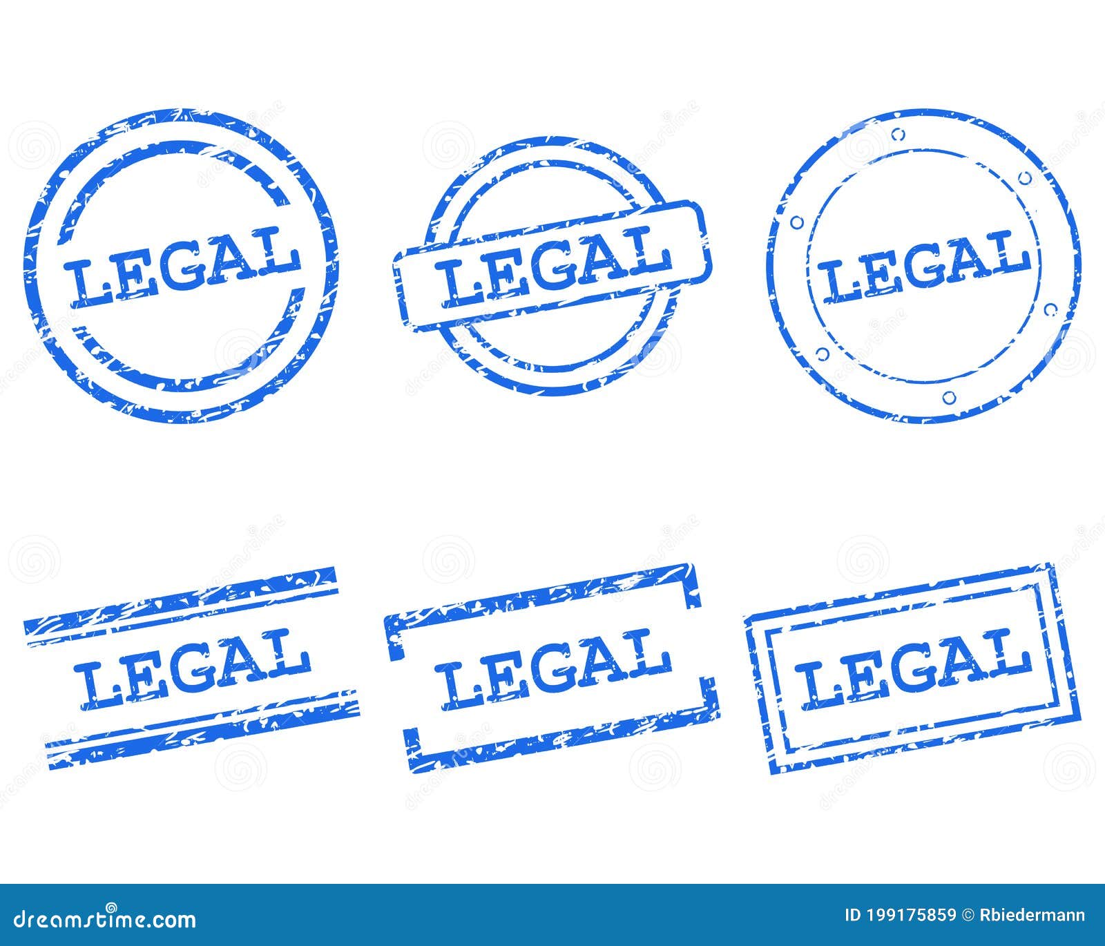 Legal stamps stock vector. Illustration of graphic, symbol - 199175859