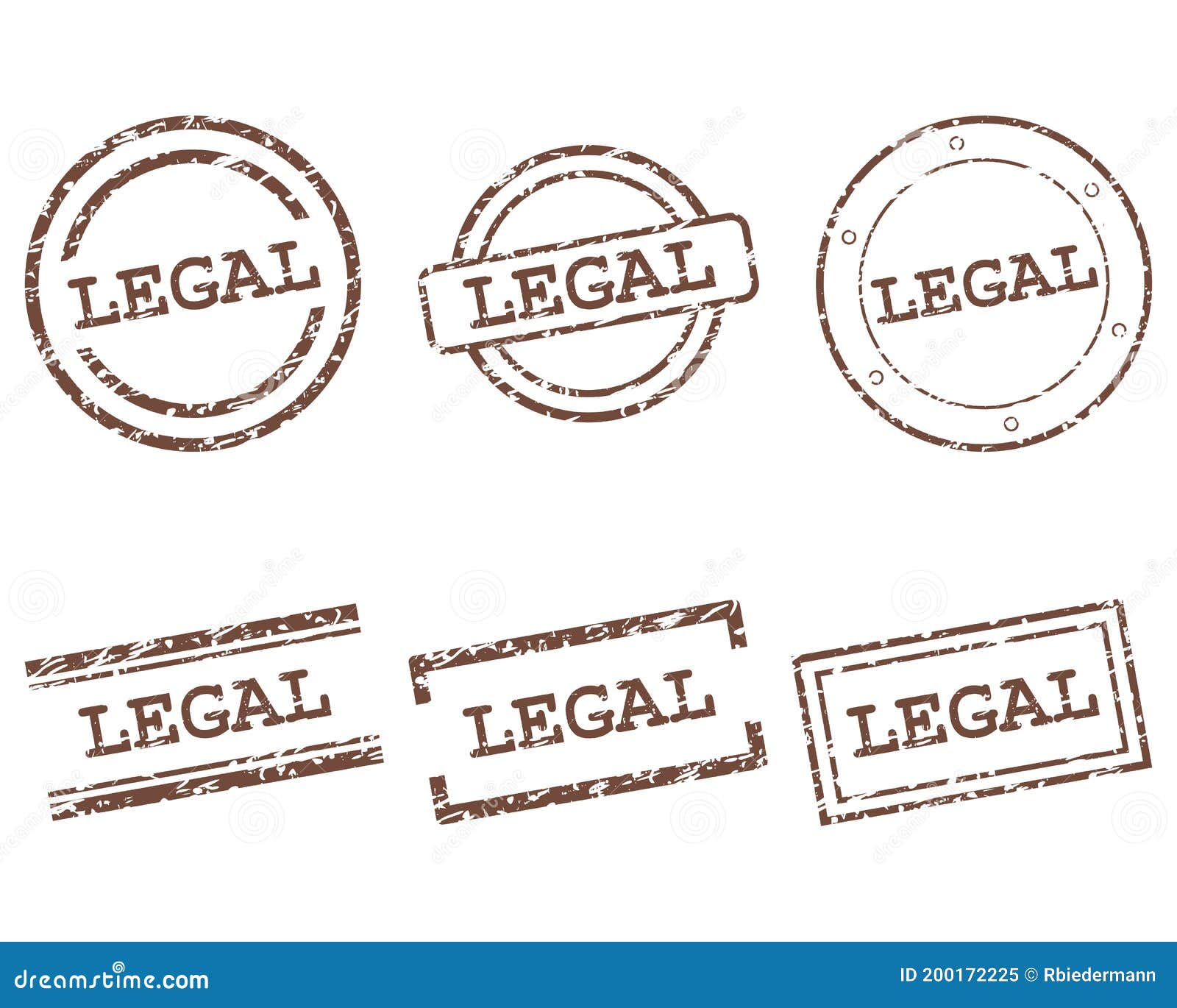 Legal stamps stock vector. Illustration of legal, vector - 200172225
