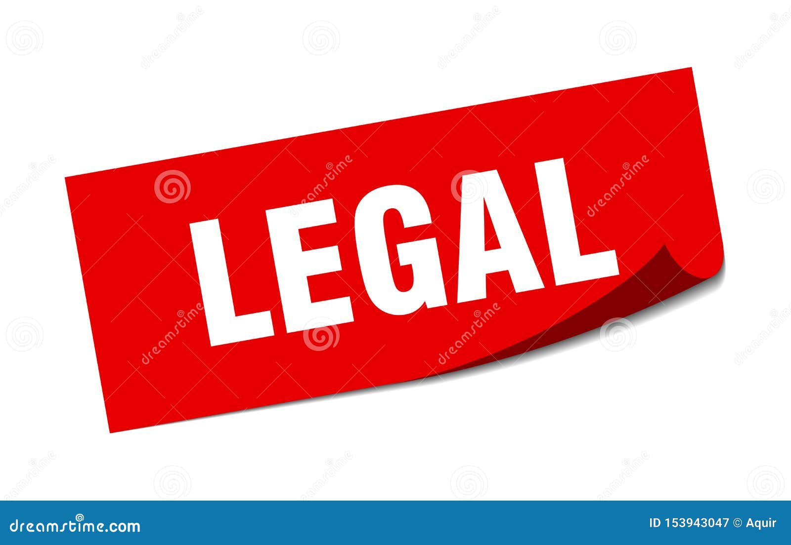 Legal sticker. stock vector. Illustration of template - 153943047