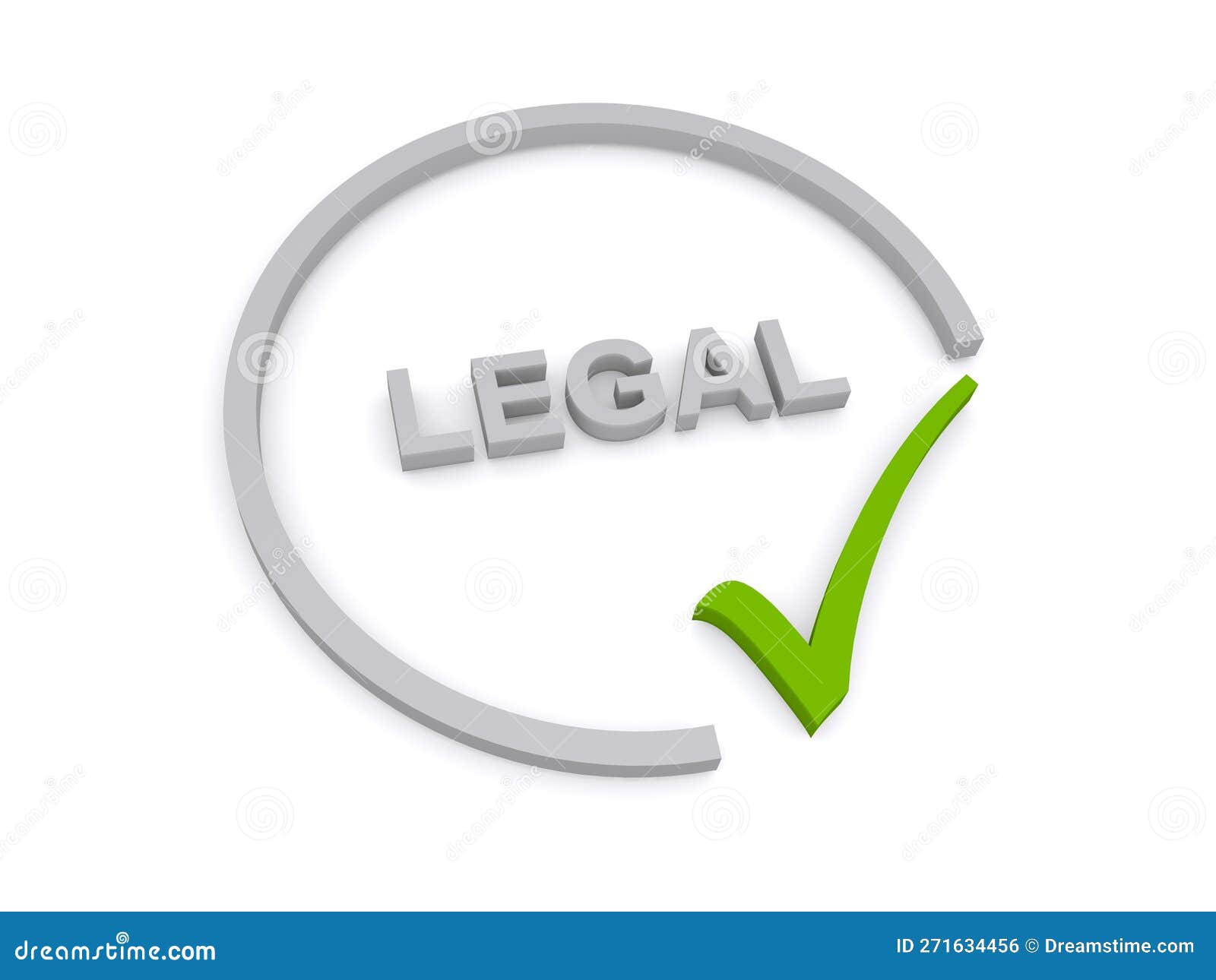 Legal word on white stock illustration. Illustration of font - 271634456