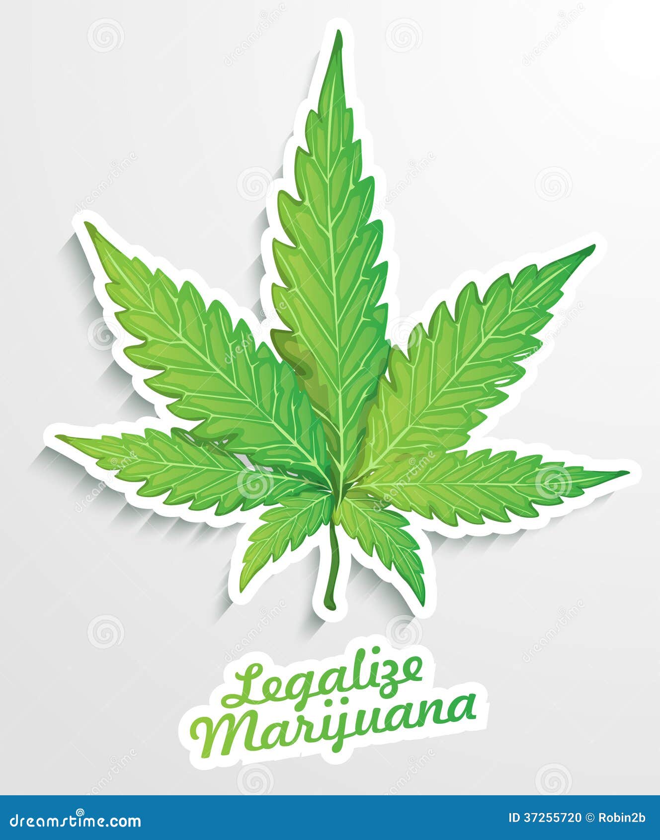 Legalize Marijuana stock vector. Illustration of smoke - 37255720