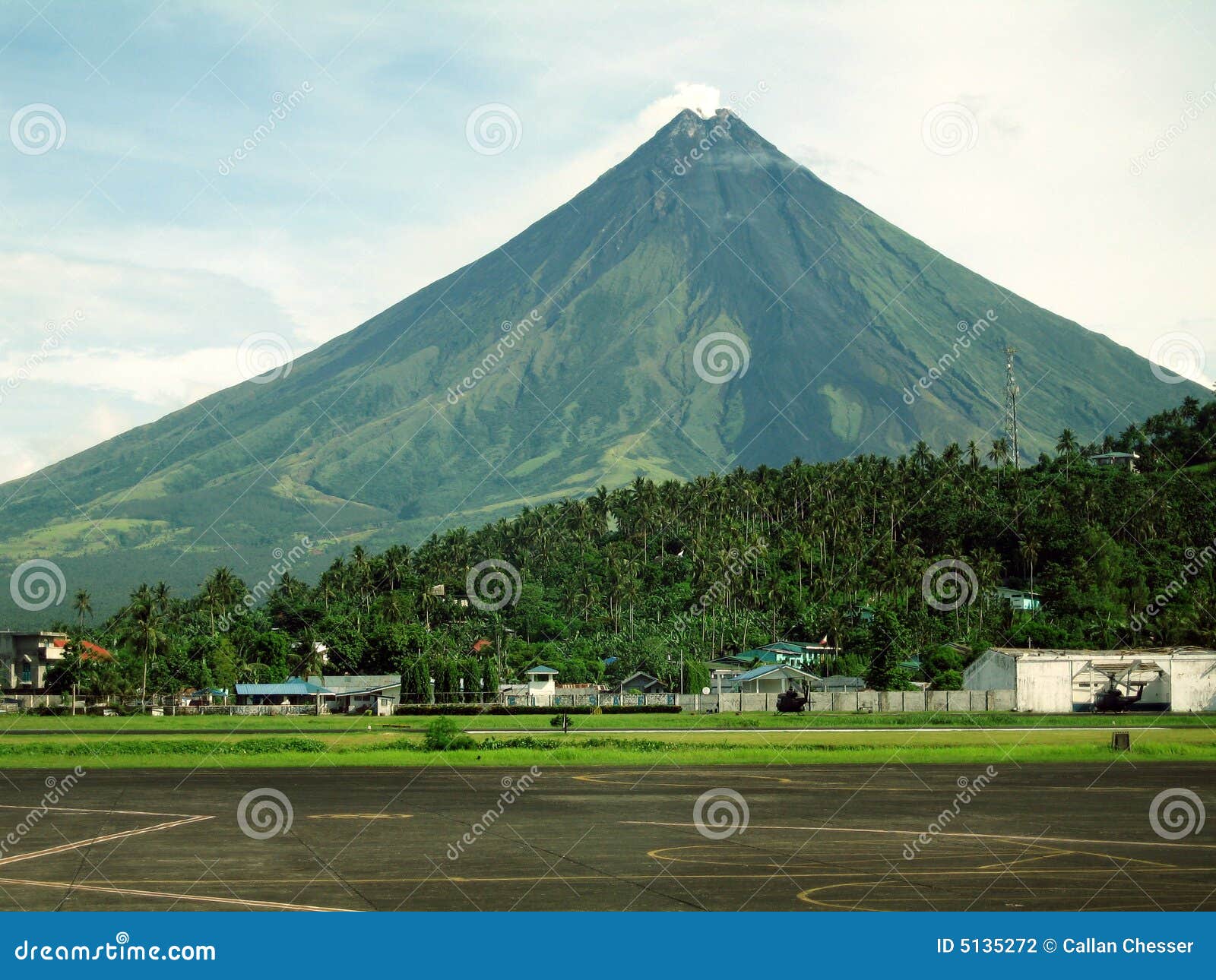Mount Mayon Volcano Landscape Luzon Philippines Royalty-Free Stock ...