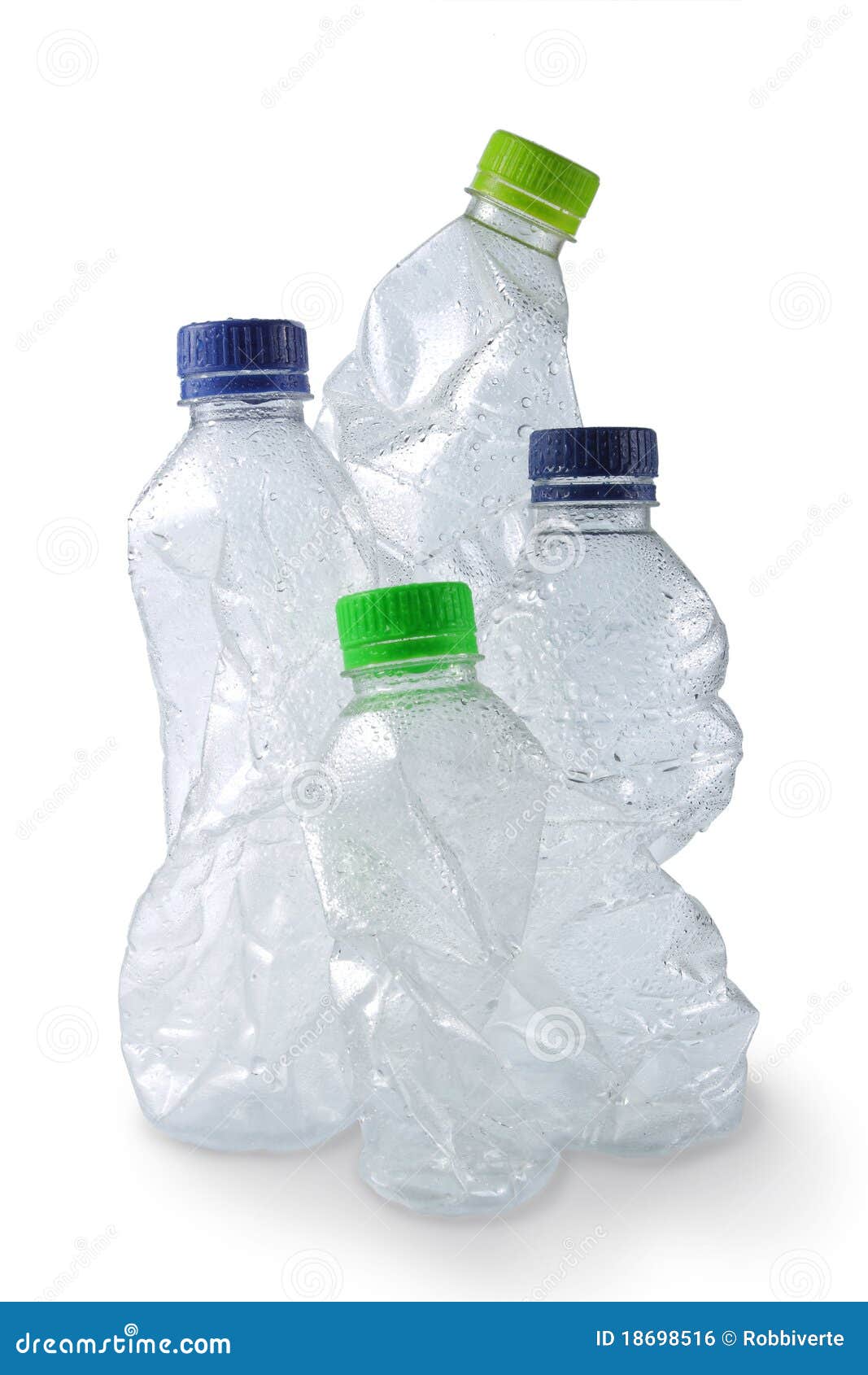 Lege Gebruikte Plastic Flessen Stock Foto - Image of recycleer ...
