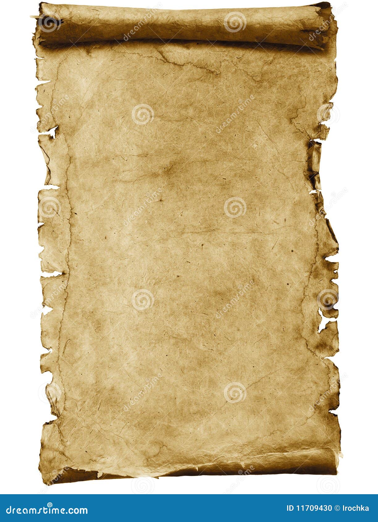 Lege perkamentrol stock foto. Image of verkleurd, achtergrond - 11709430