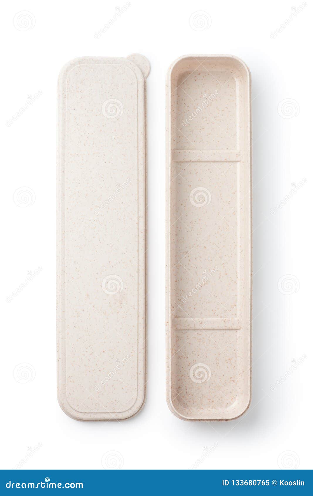 Lege plastic doos stock afbeelding. Image of voedsel - 133680765