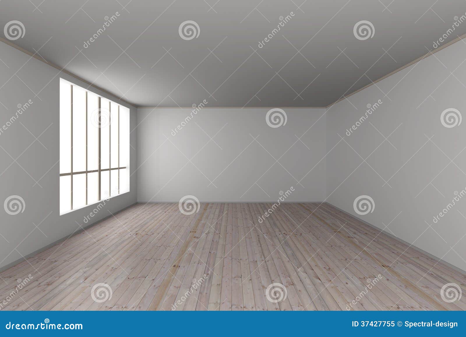 Lege ruimte stock illustratie. Illustration of flat, binnenlands - 37427755