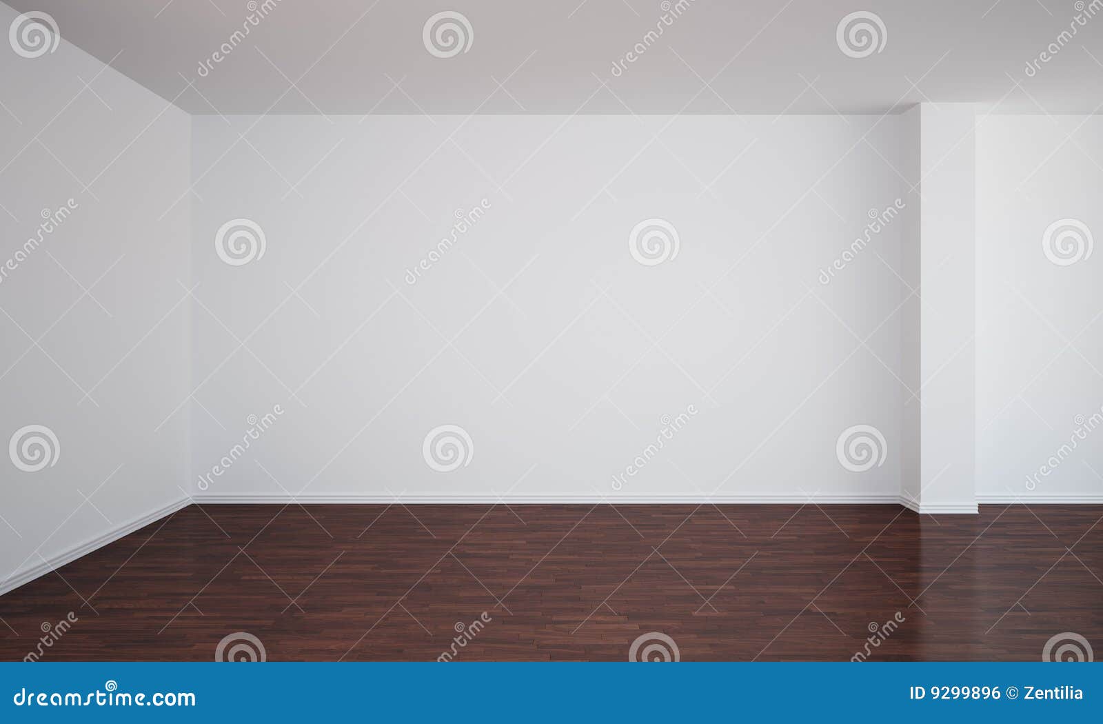 Lege Ruimte Met Donkere Vloer Stock Illustratie - Illustration of plank ...