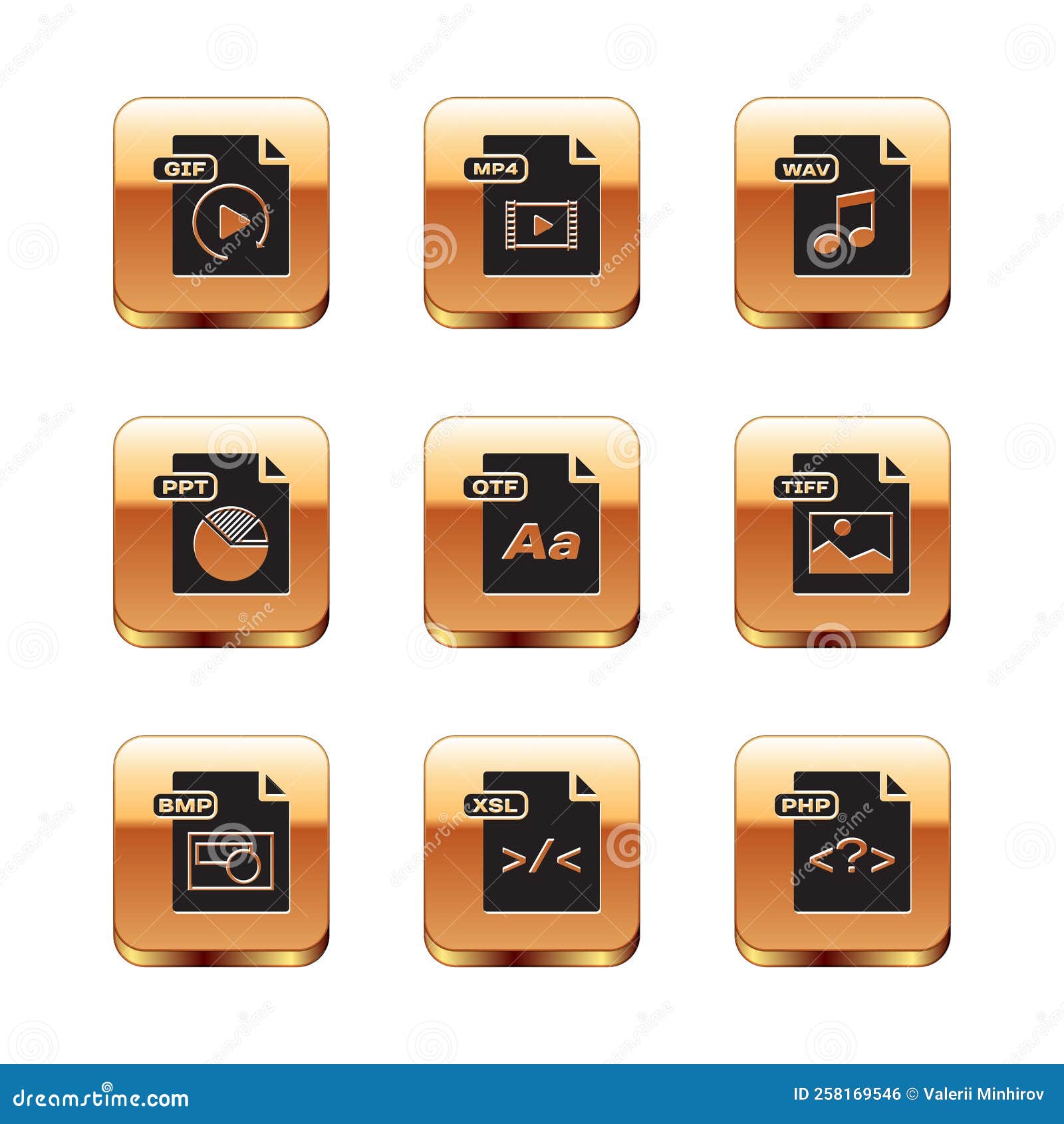 Legen Sie Gif-Datei Dokument Bmp Xsl Otf Ppt Wav Php Und Mp4 Symbol ... Legen Sie Gif-Datei Dokument Bmp Xsl Otf Ppt Wav Php Und Mp4 Symbol ...
