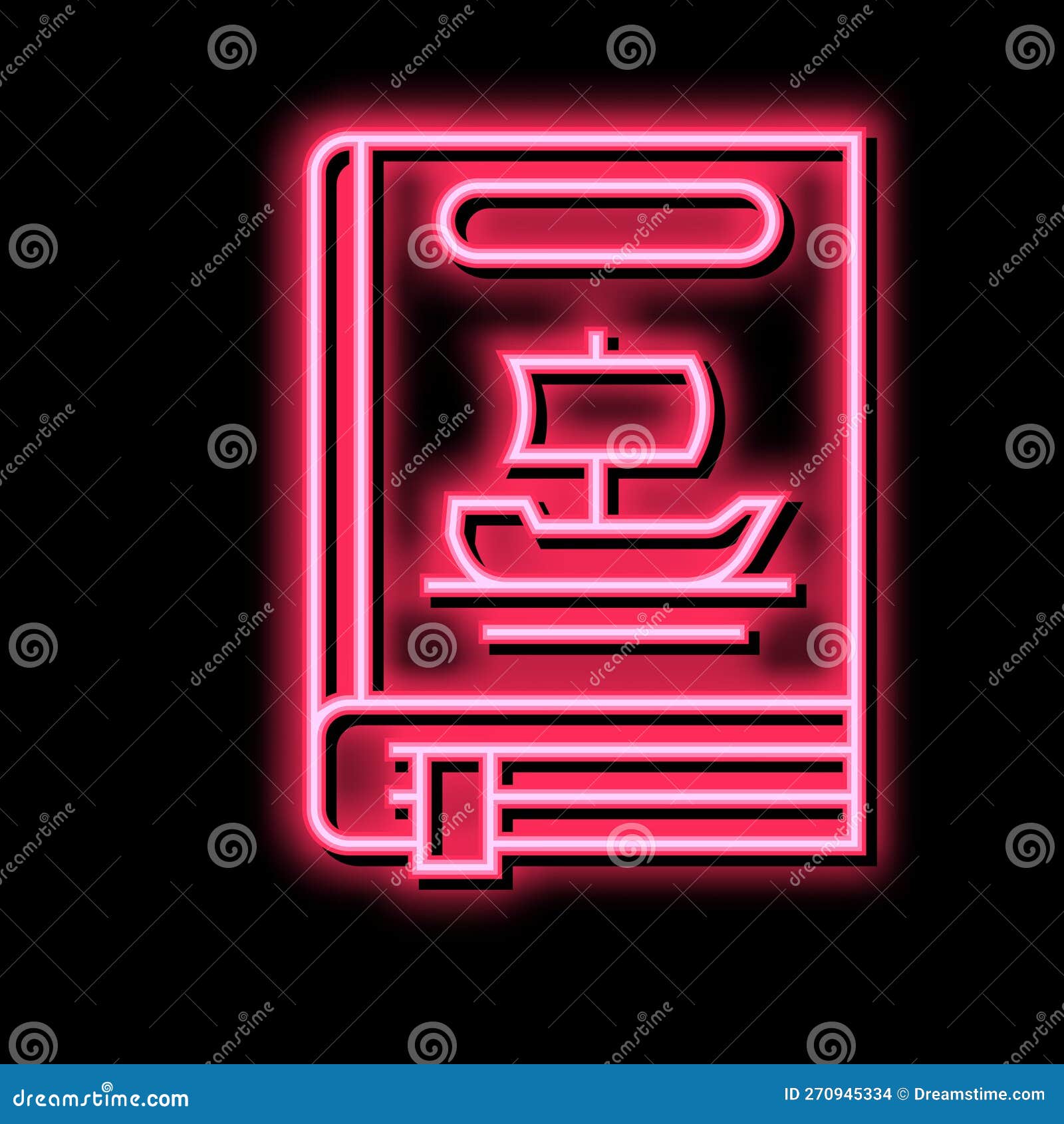 Legend Genre Neon Glow Icon Illustration Stock Vector - Illustration of ...