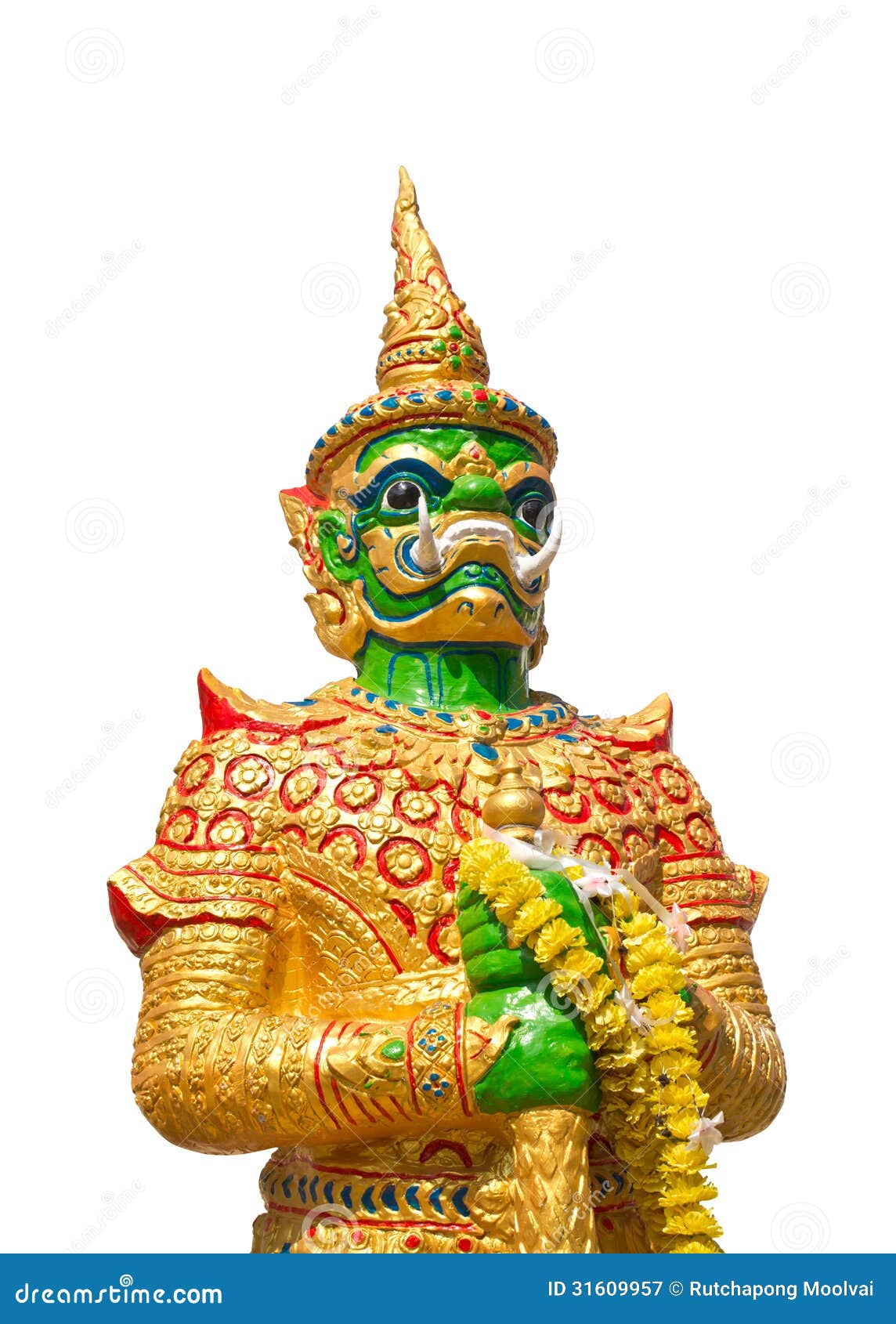 The Legend Giant Stands At The Temple Stock Image | CartoonDealer.com ...