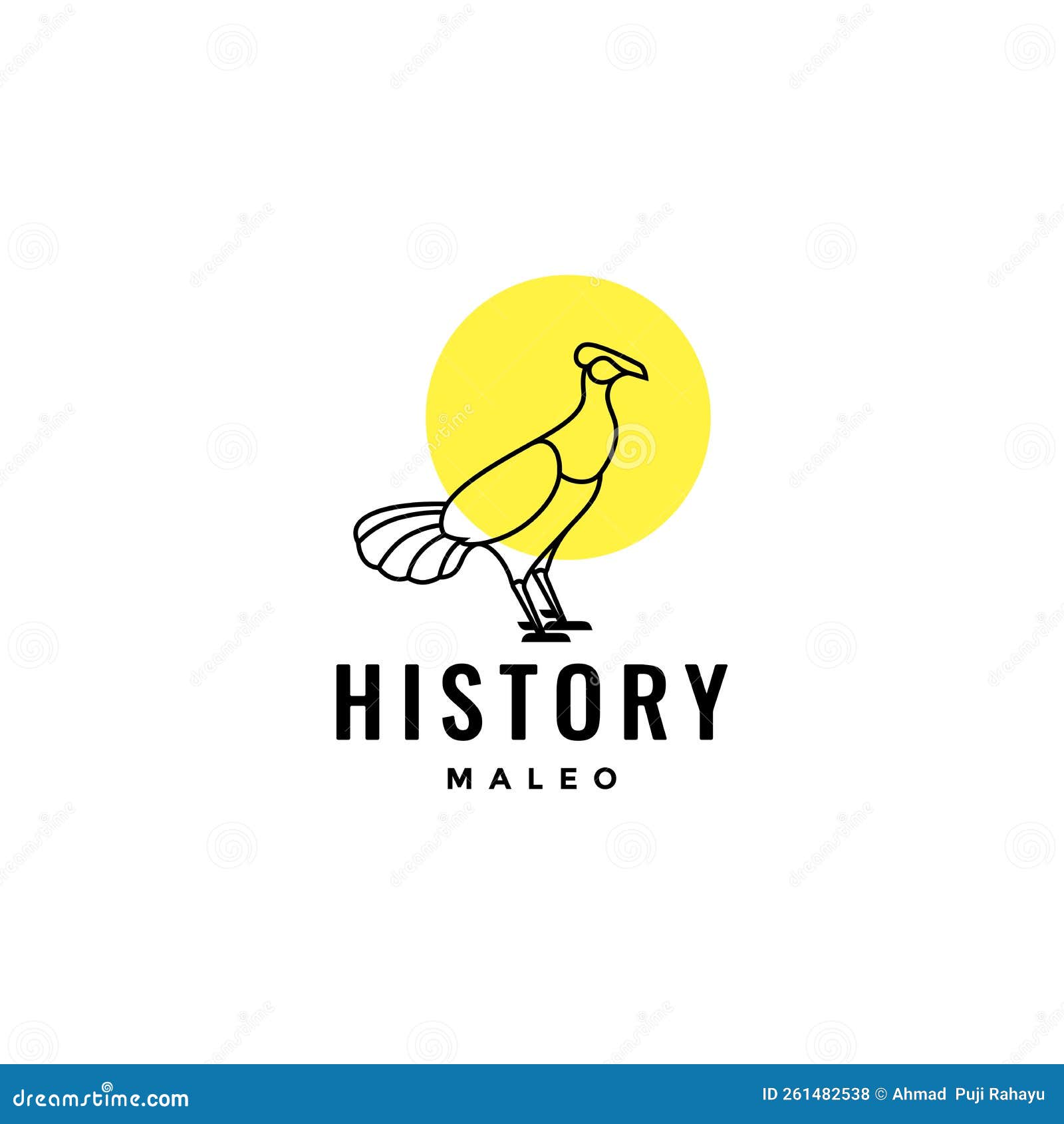 Animal Maleo Natural Logo Vector Icon Silhouette | CartoonDealer.com ...