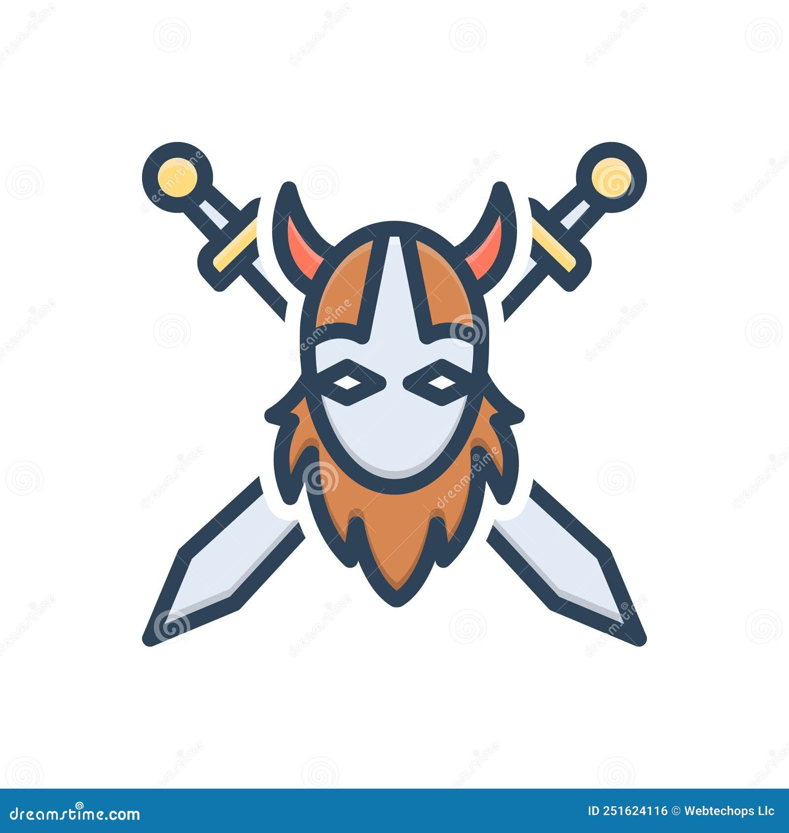 Color Illustration Icon for Legend, Myth and Saga Stock Illustration ...