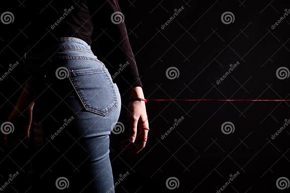 Legend red thread of love stock photo. Image of connection - 147983622