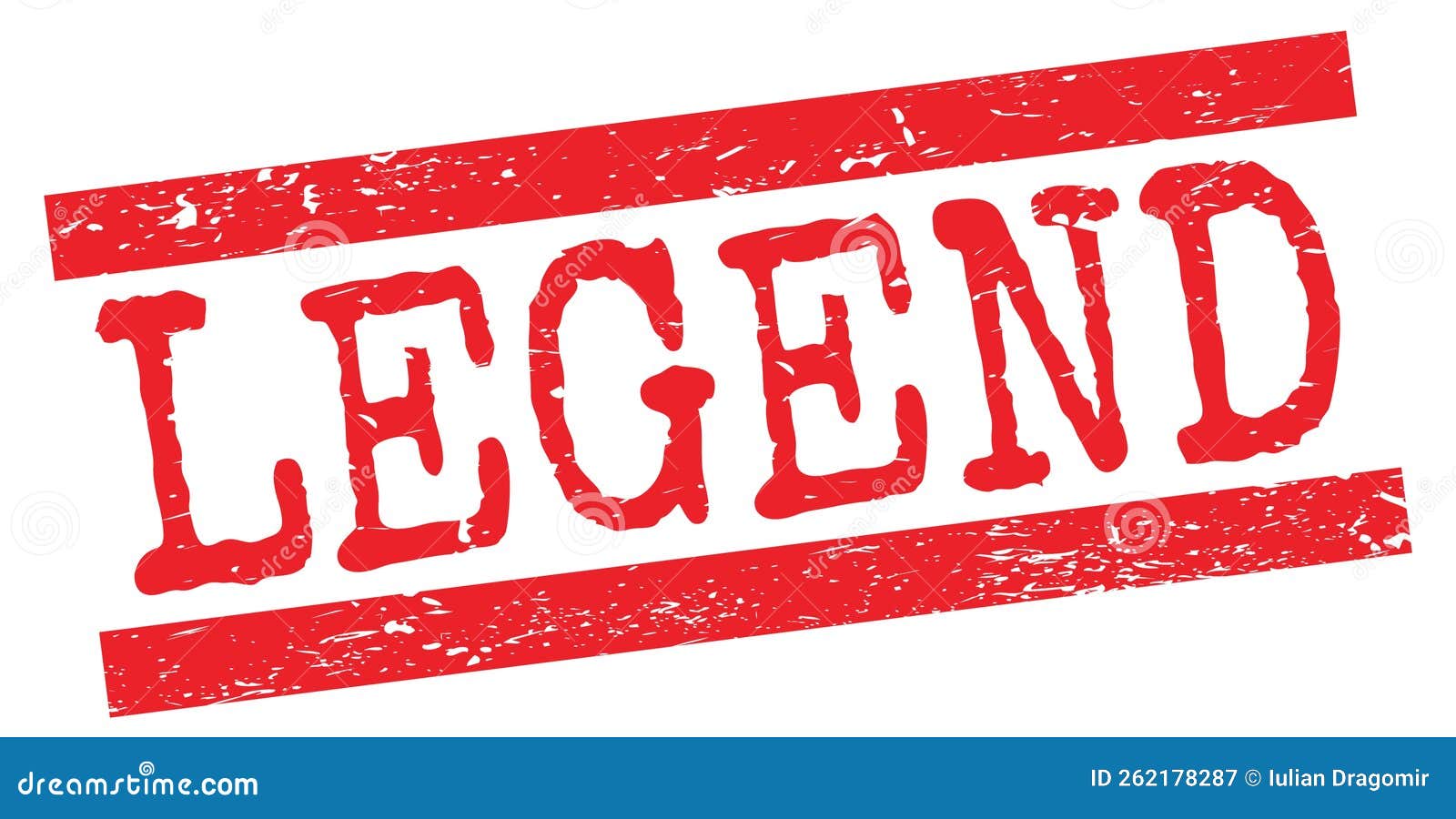 LEGEND Text on Red Lines Stamp Sign Stock Illustration - Illustration ...