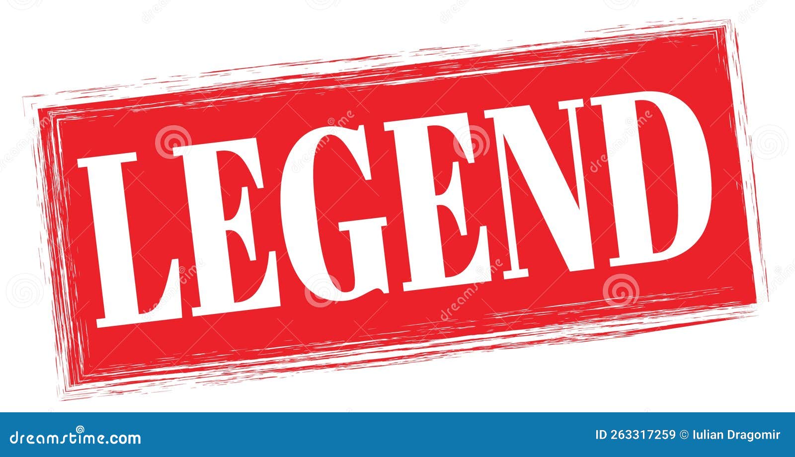 LEGEND Text Written on Red Stamp Sign Stock Illustration - Illustration ...