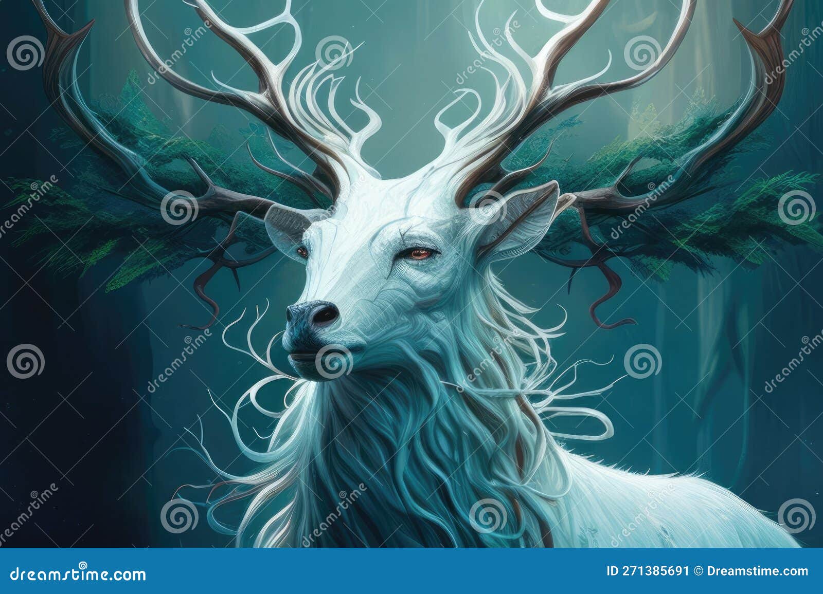 The Legend of the White Stag a Mystical Creature that only Appears Once ...