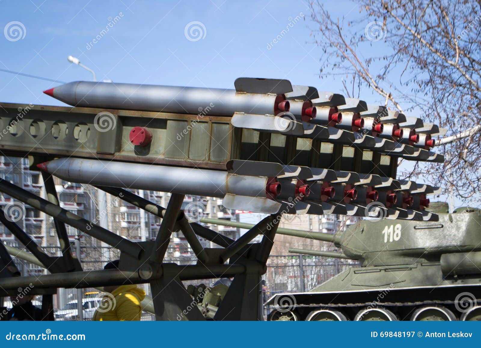 120 Mm Russian Mortar Shell Type 1938 Year Stock Photography ...