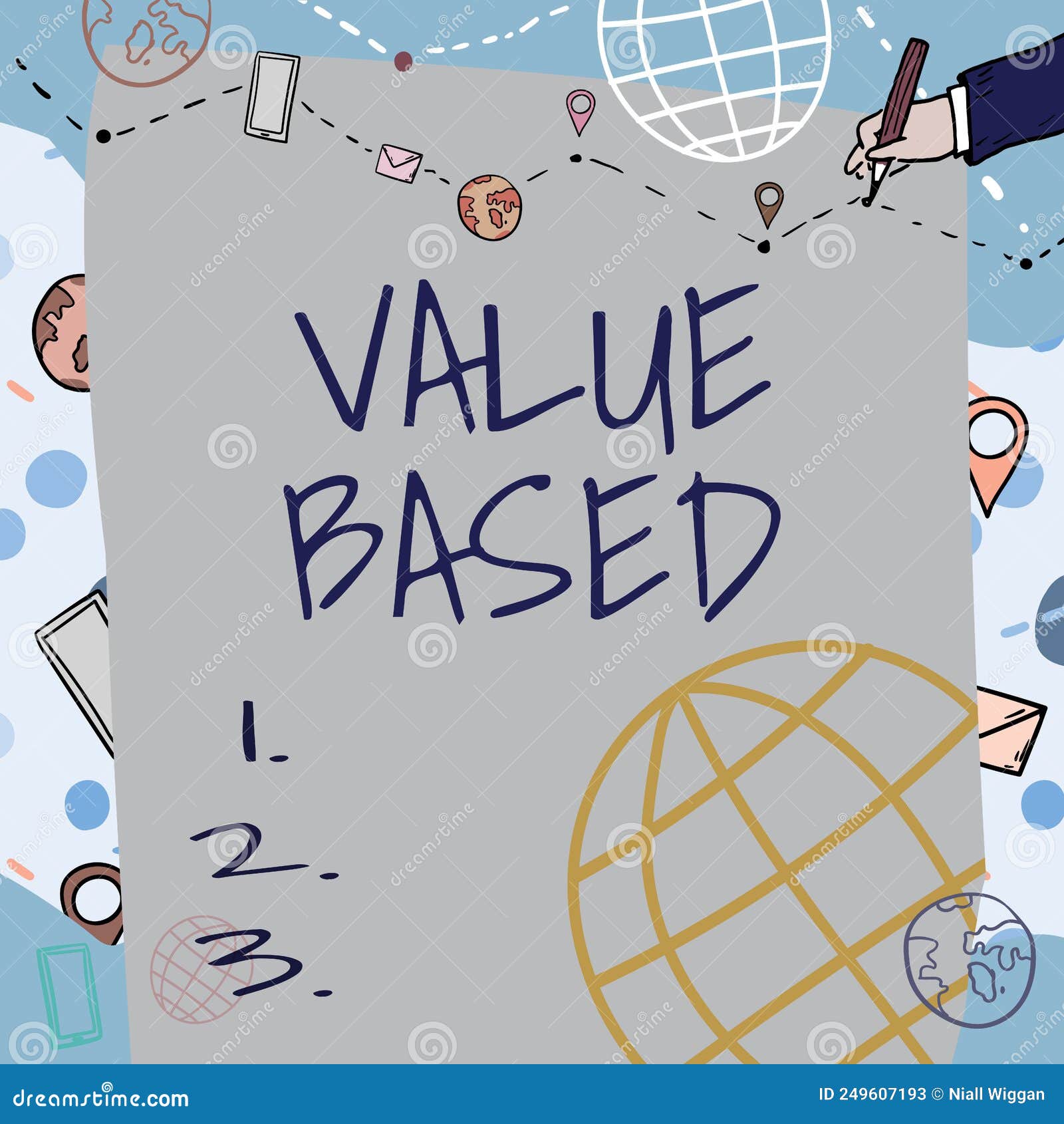 Legenda De Texto Apresentando Valor Baseado. Conceito Que Significa ...