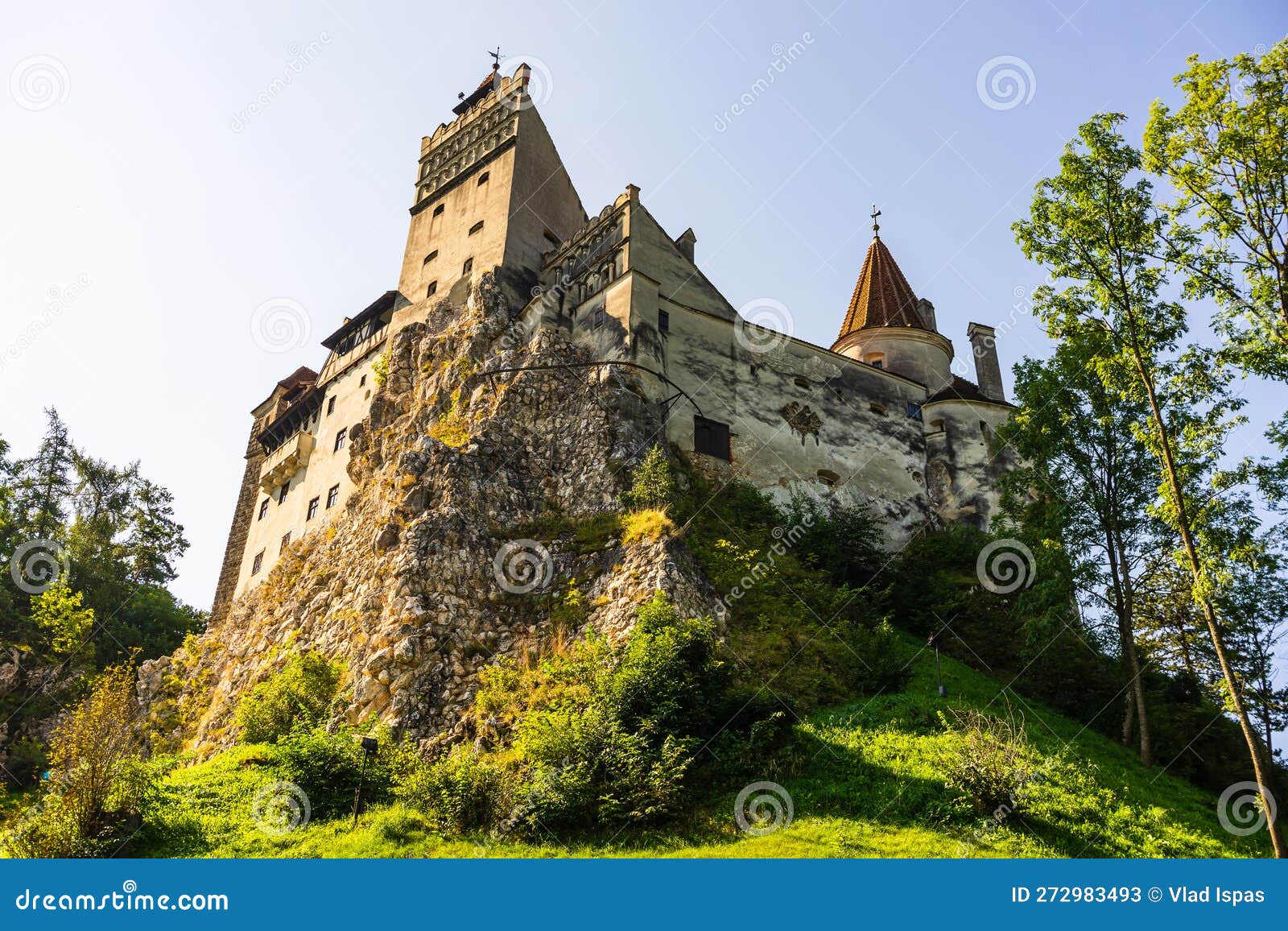 Legendario Castillo De Bran Dracula Castillo De Transylvania Imagen de ...