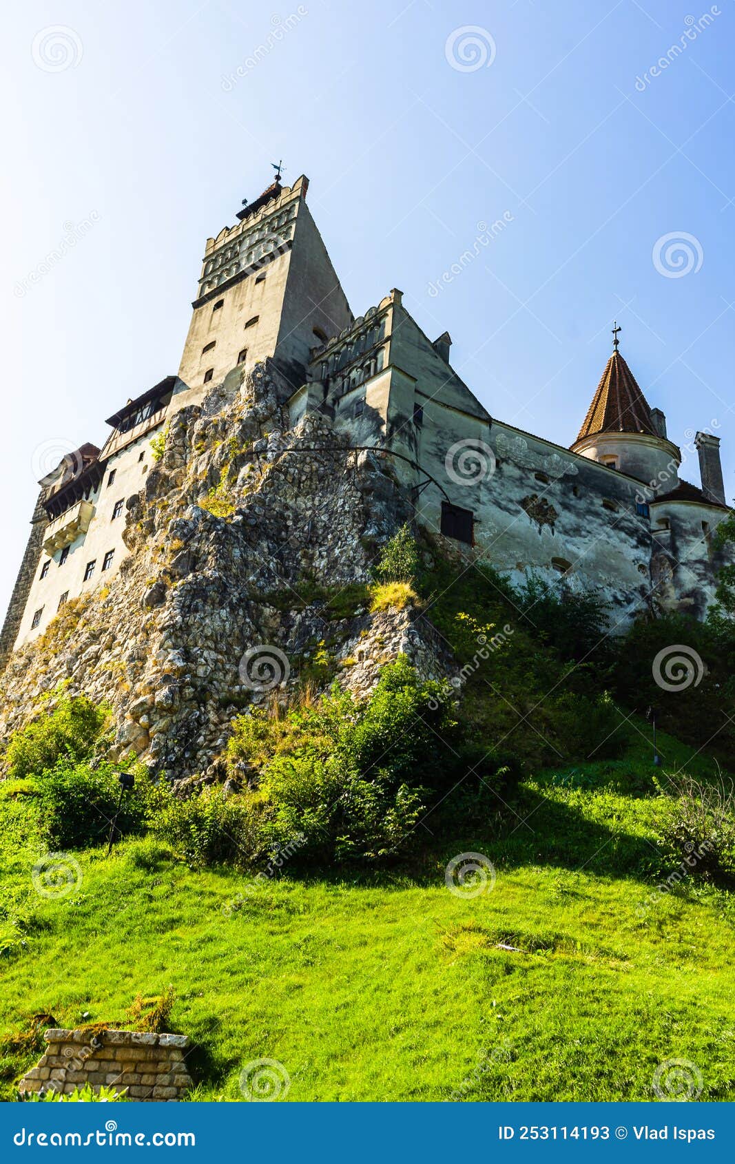 Legendary Bran Castle - Dracula Castle of Transylvania Stock Image ...