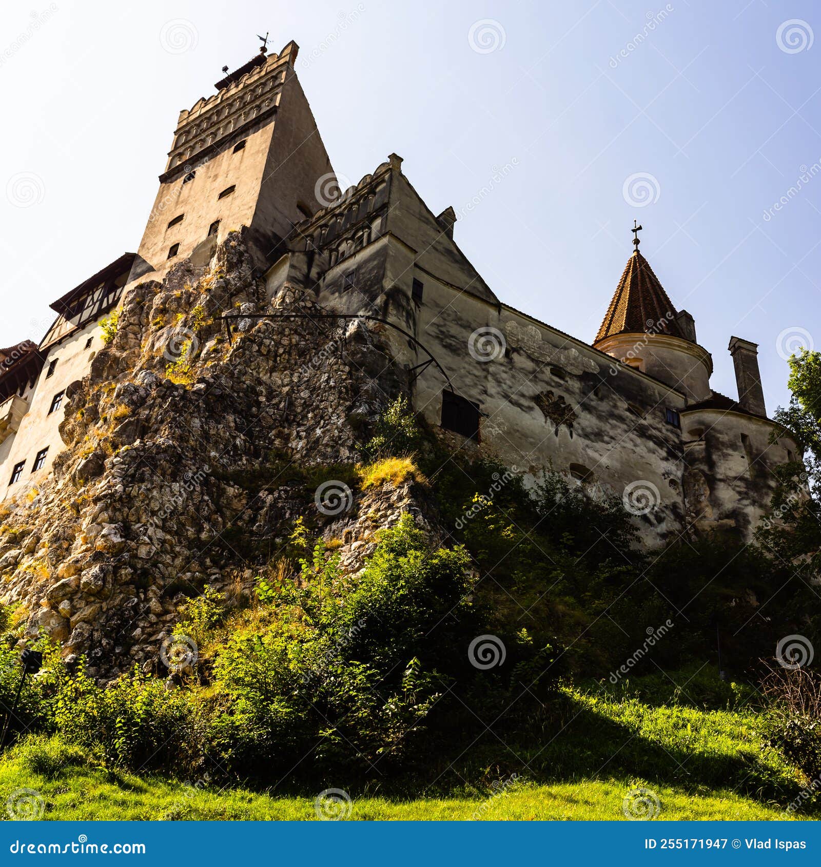 Legendary Bran Castle - Dracula Castle of Transylvania Stock Image ...
