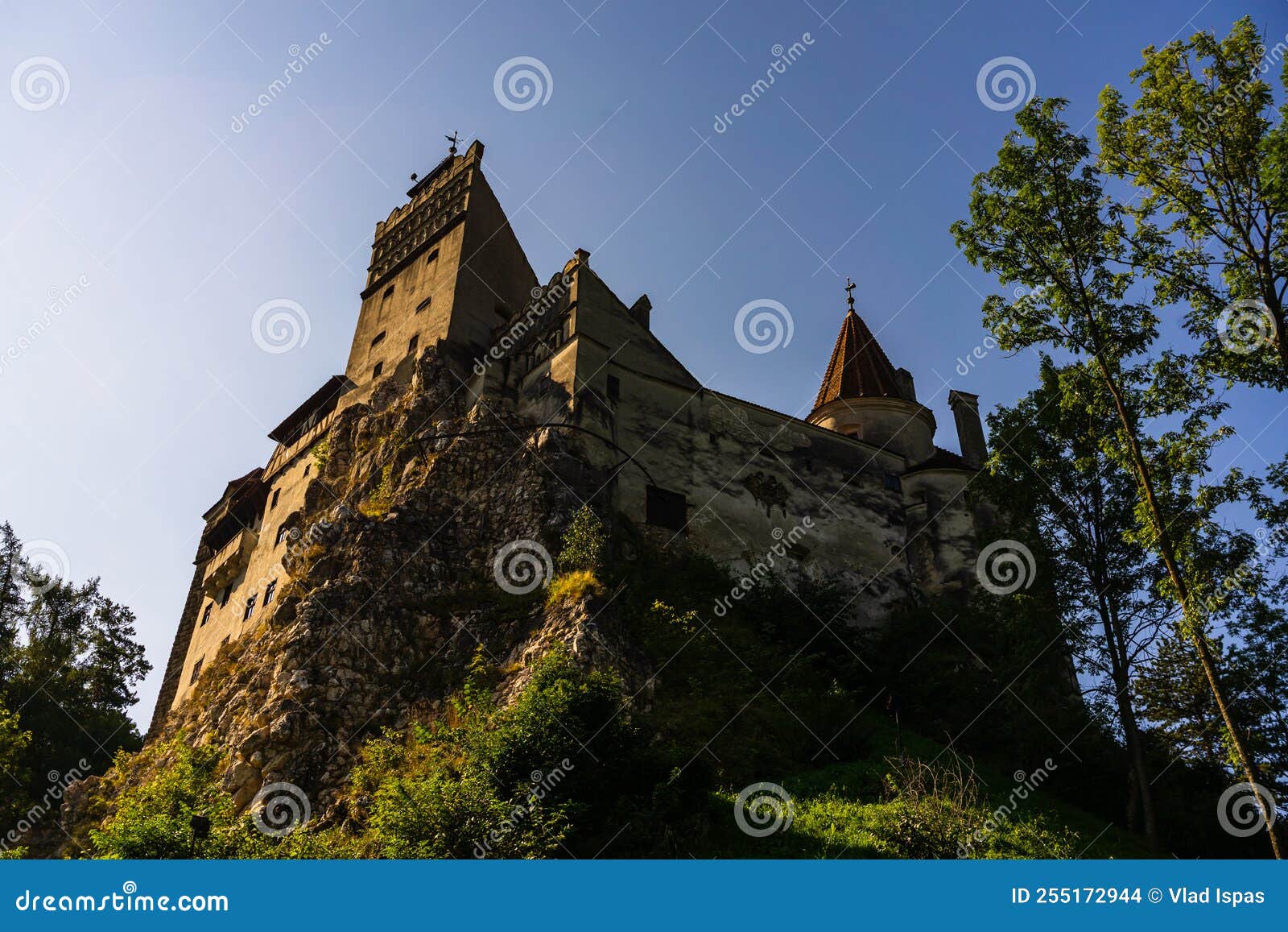 Legendary Bran Castle - Dracula Castle of Transylvania Stock Photo ...