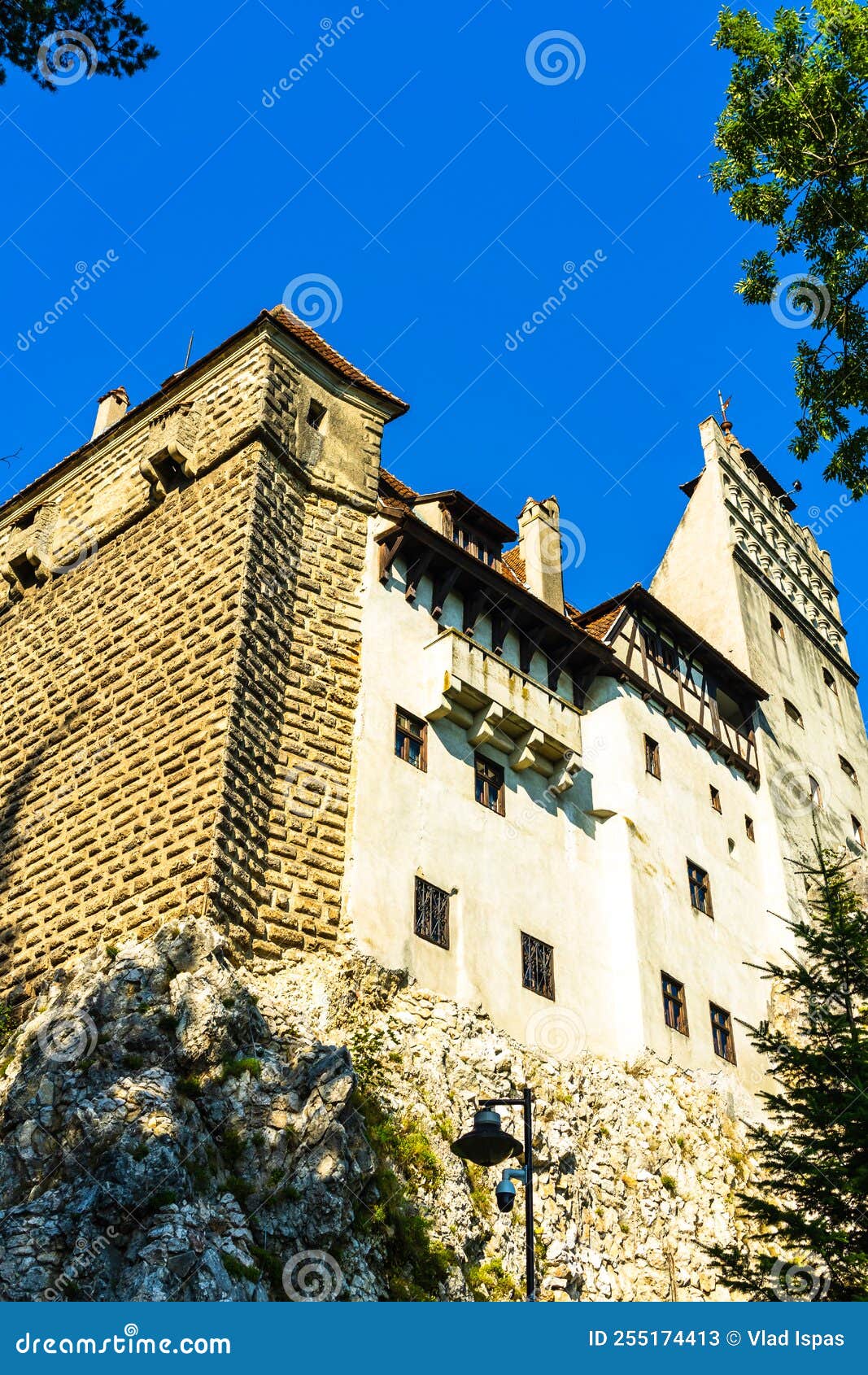 Legendary Bran Castle - Dracula Castle of Transylvania Stock Image ...