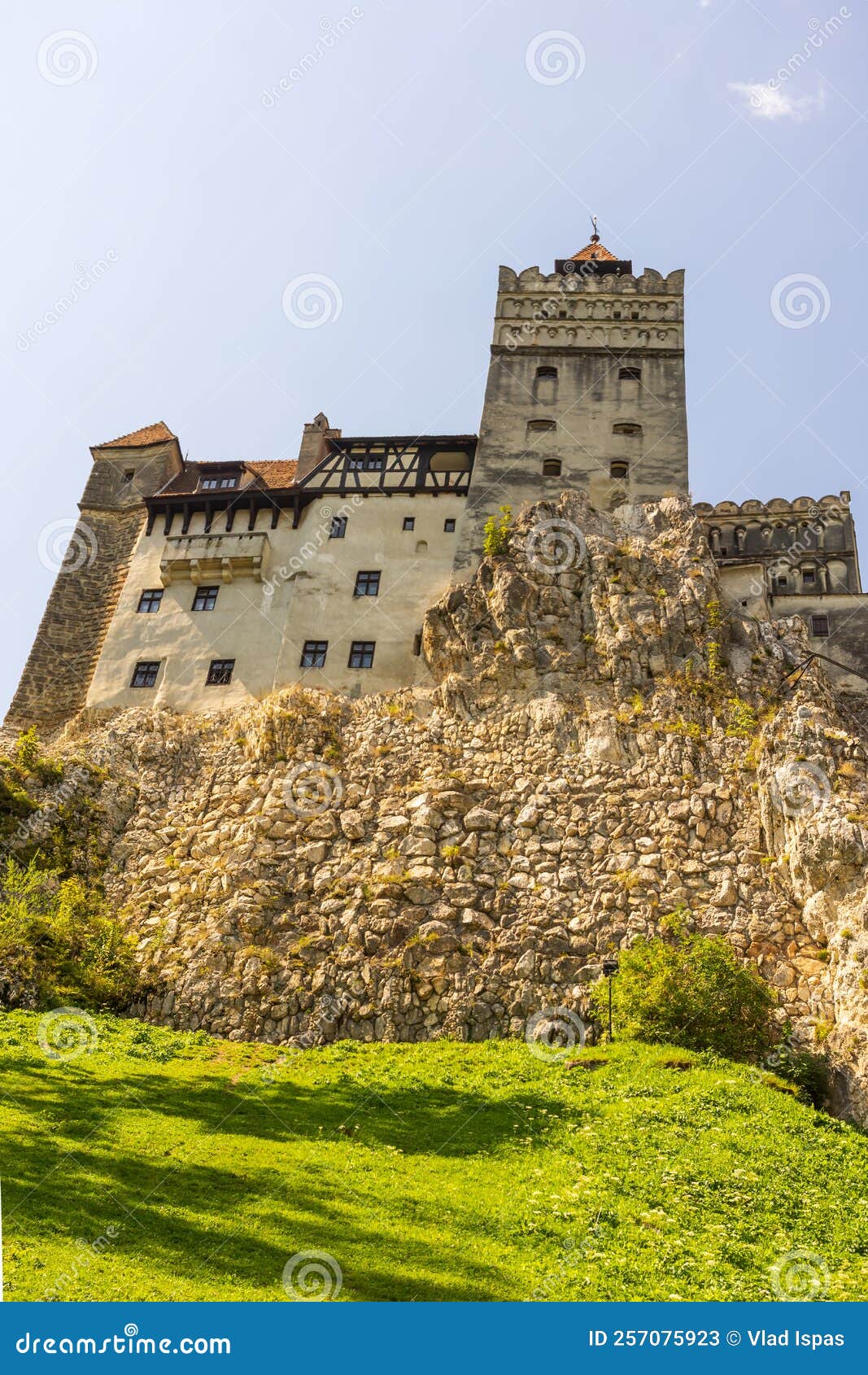Legendary Bran Castle - Dracula Castle of Transylvania Stock Image ...