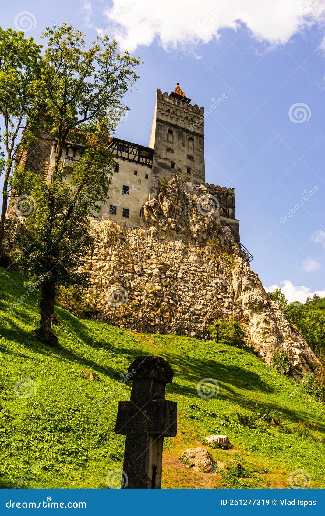 Legendary Bran Castle - Dracula Castle of Transylvania Stock Image ...