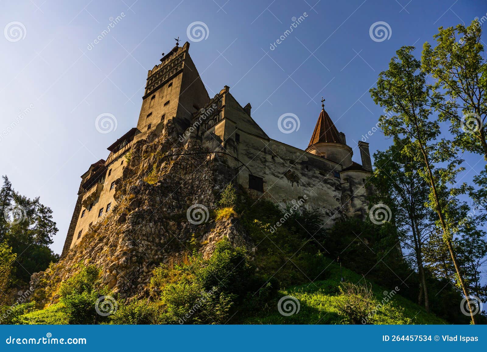 Legendary Bran Castle - Dracula Castle of Transylvania Stock Photo ...