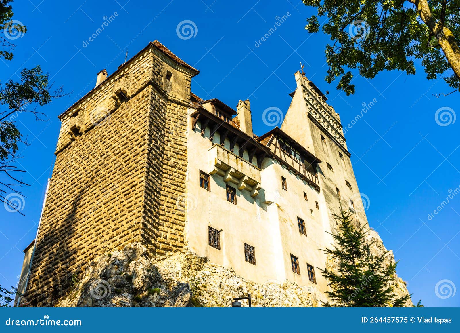 Legendary Bran Castle - Dracula Castle of Transylvania Stock Image ...