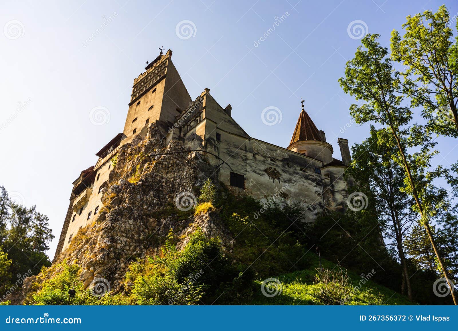 Legendary Bran Castle - Dracula Castle of Transylvania Stock Photo ...
