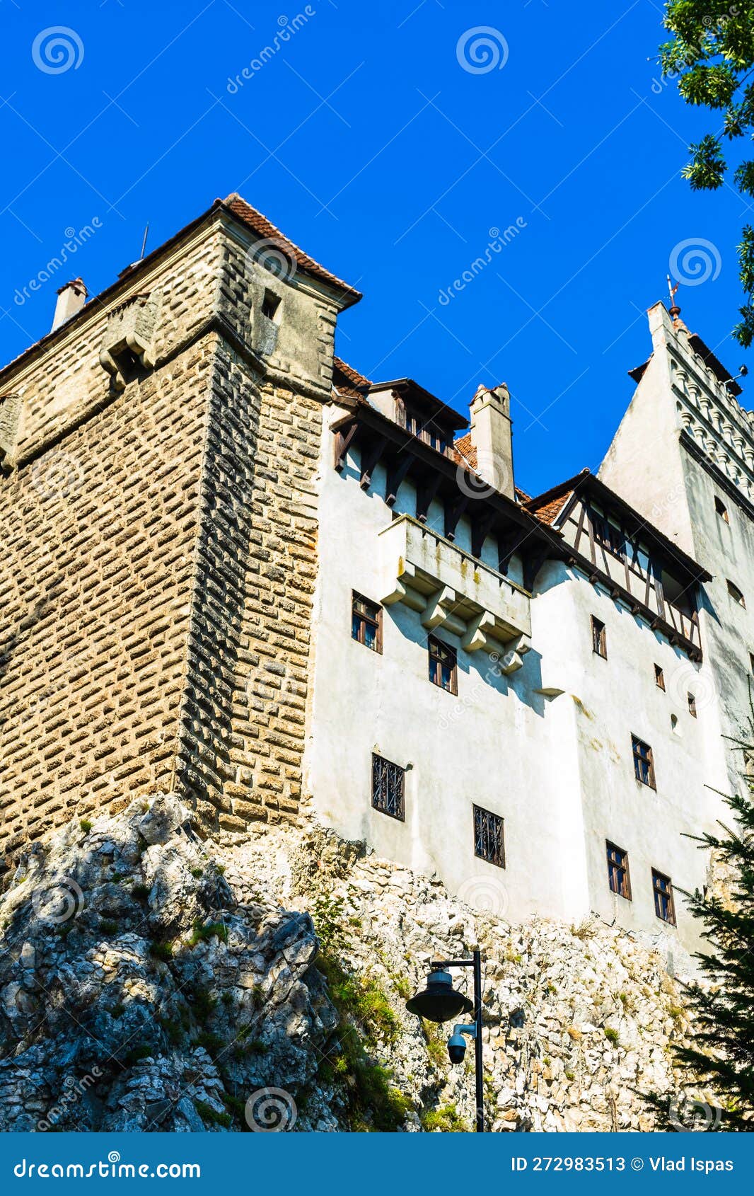Legendary Bran Castle - Dracula Castle of Transylvania Stock Image ...