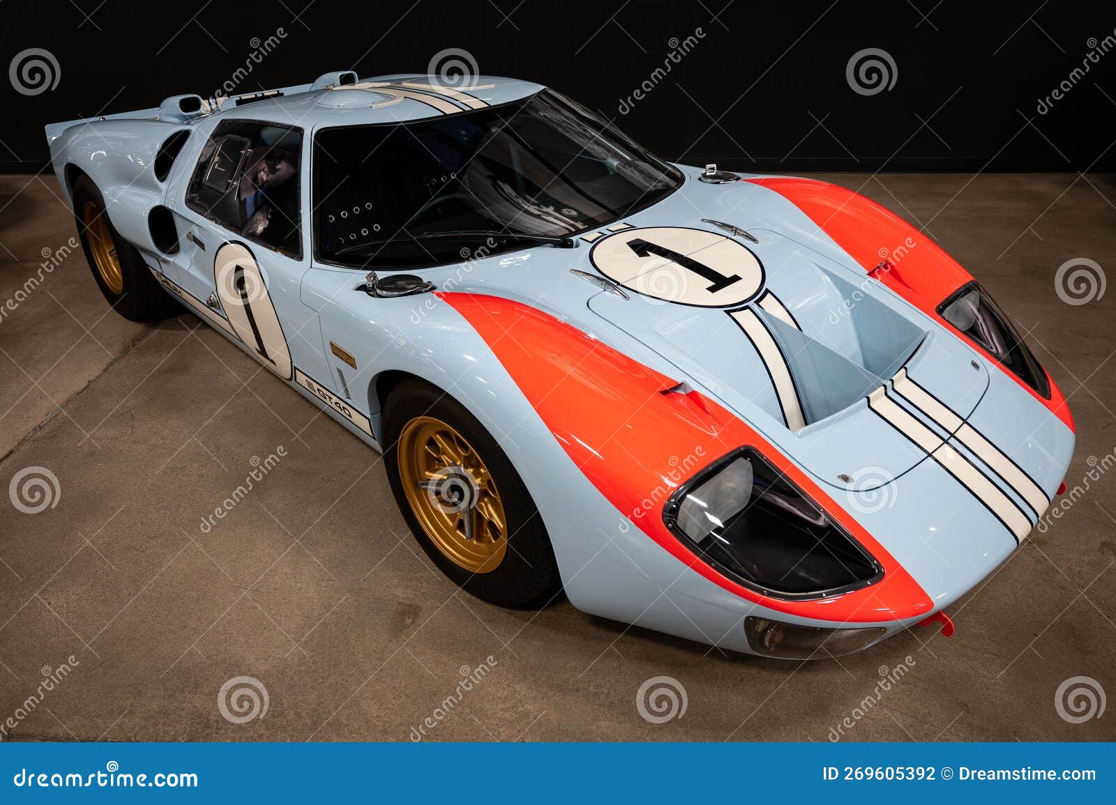 Legendary 1966 Ford GT40 Winner of the 24h Le Lemans Editorial ...
