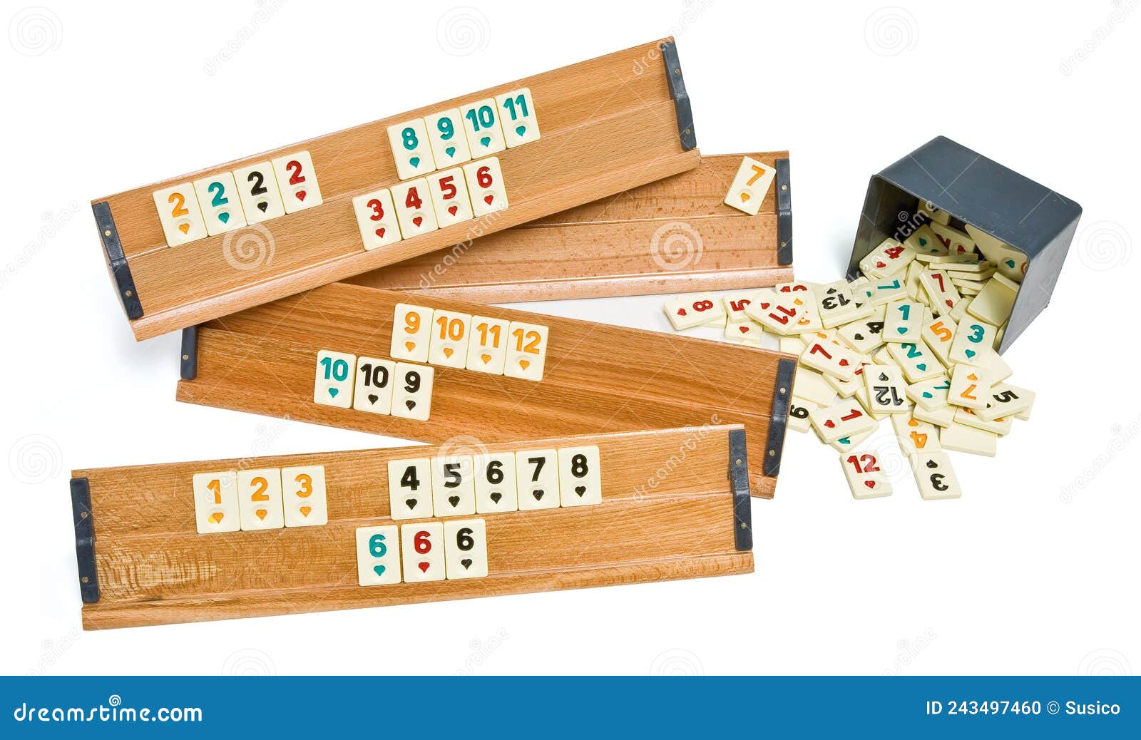 Legendary Game Okey And Game Table. Turkish Board Game Okey Rummikub. A ...