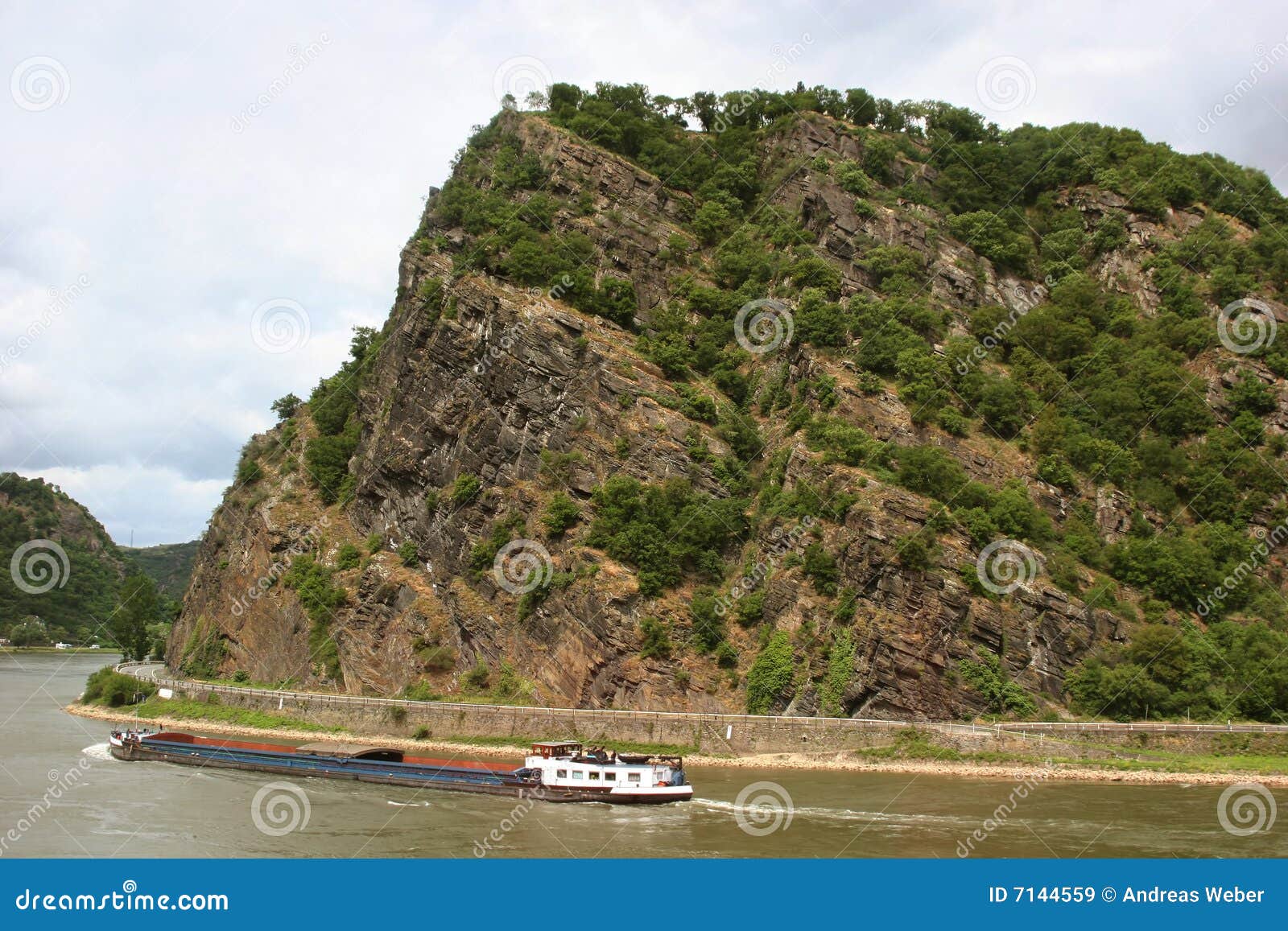 The Legendary Loreley Rock Royalty-Free Stock Photography ...