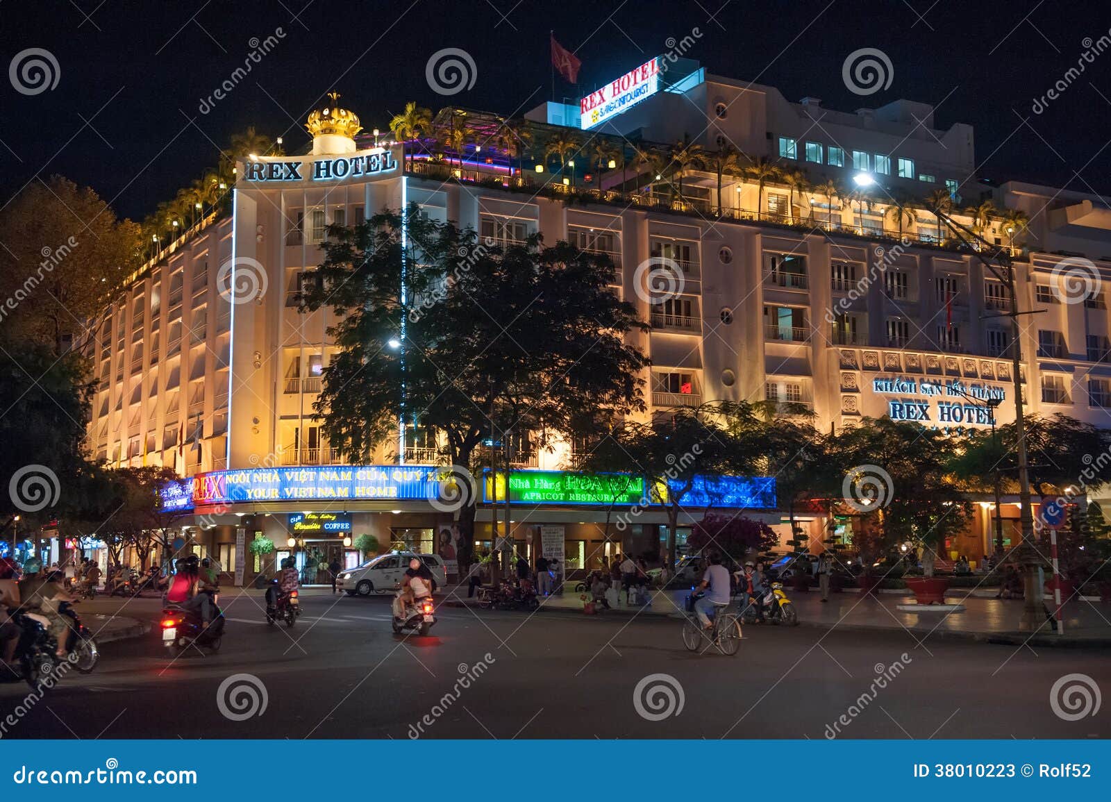 Legendary Rex Hotel, Saigon Editorial Stock Photo - Image of tourism ...