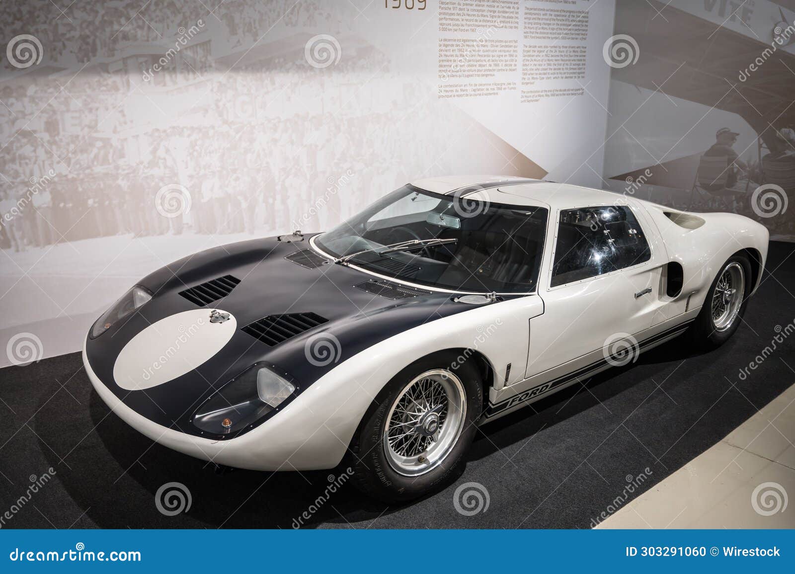 Legendary and Spectacular Ford GT40 GT101R from 1964 Displayed in a ...