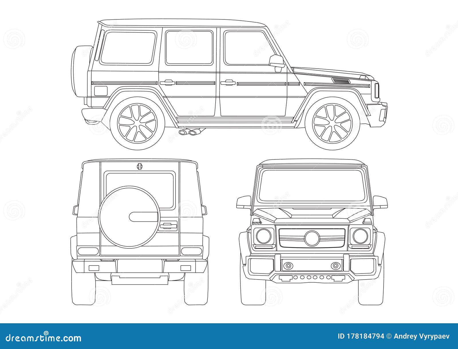 Line Drawing Mercedes Stock Illustrations – 29 Line Drawing Mercedes ...