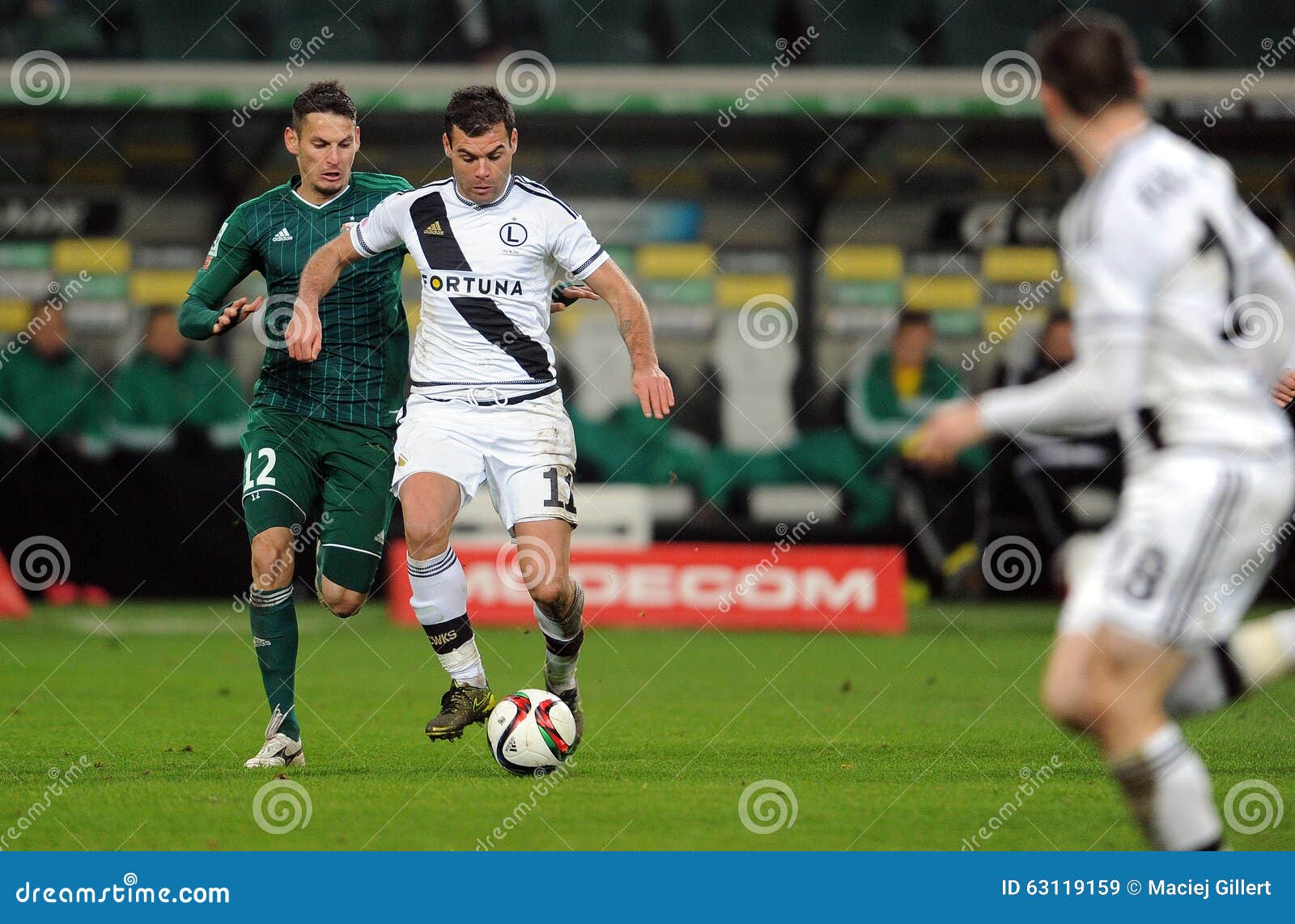 Legia Varsóvia - Slask Wroclaw Imagem de Stock Editorial - Imagem de ...