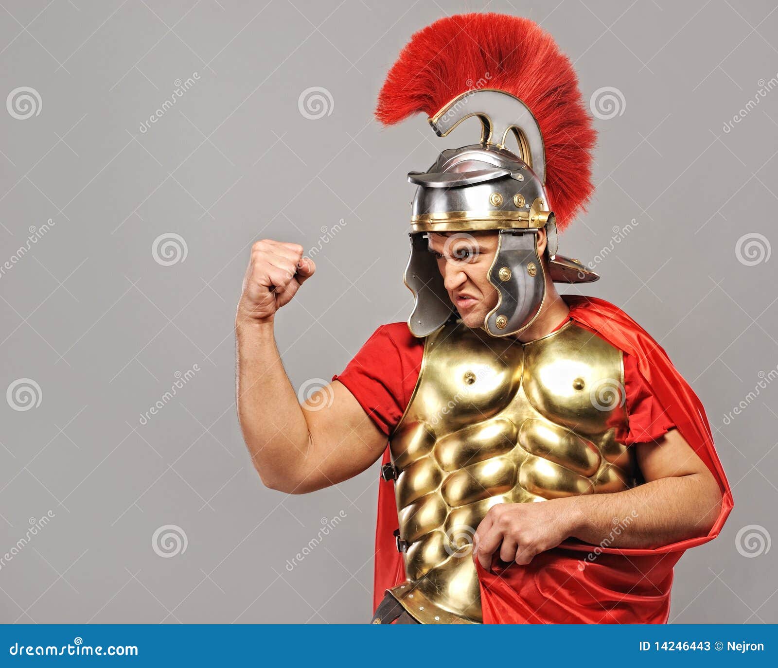 Legionary soldier stock image. Image of costume, mouth - 14246443