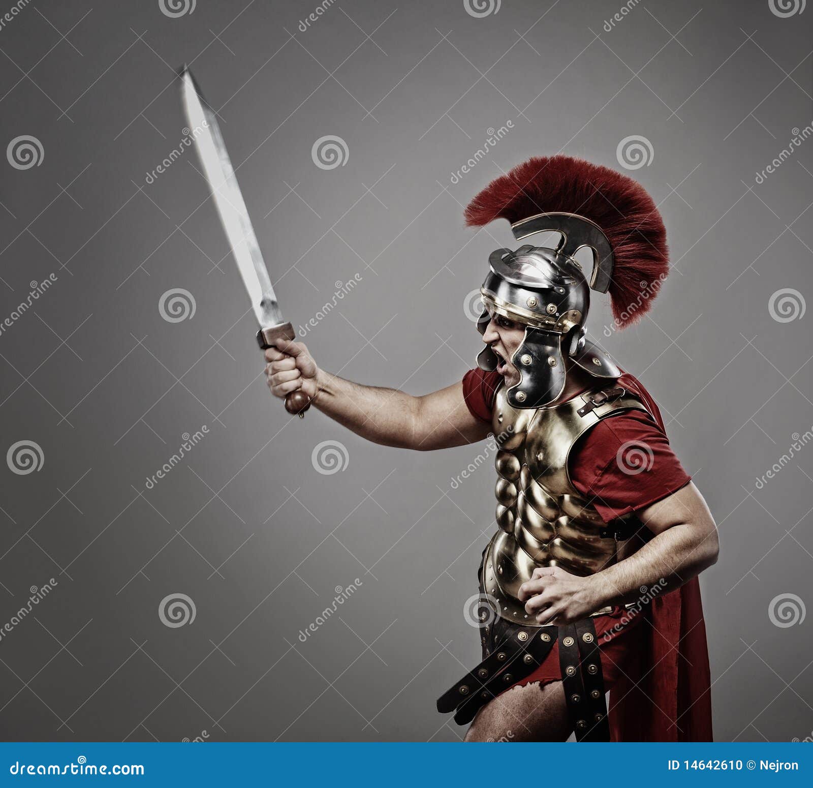 Legionary soldier stock photo. Image of historic, muscles - 14642610