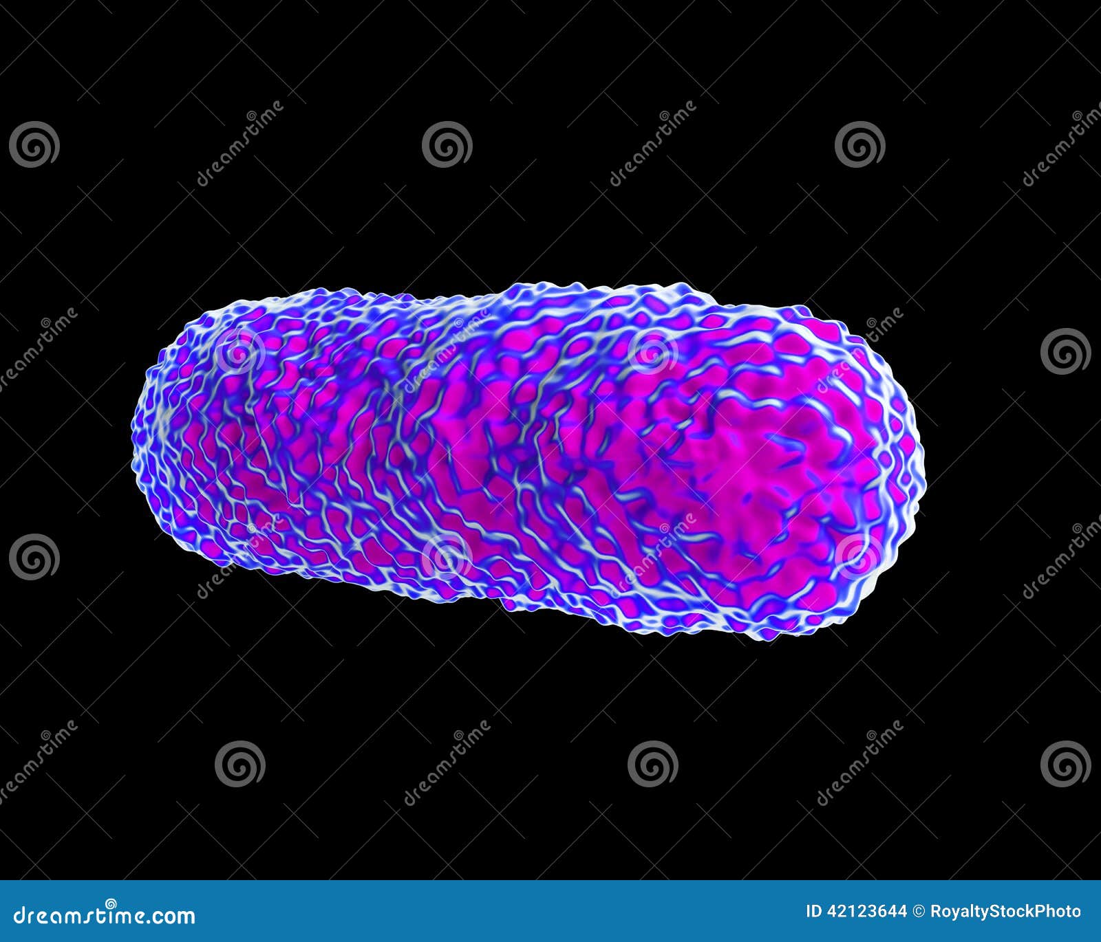Legionella Pneumophila Bacteria, Artwork Stock Illustration ...