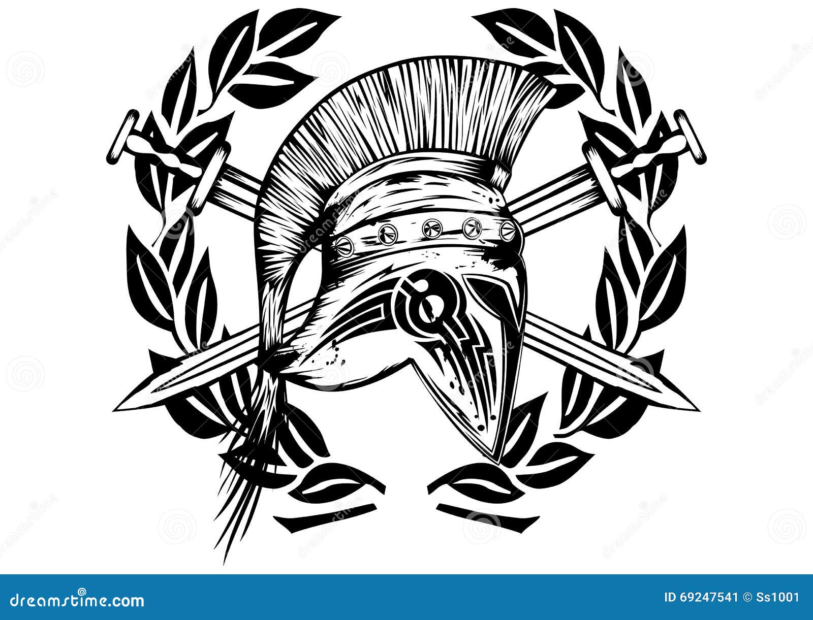 Crossed Gladius Swords Sign Icon. Stock Image | CartoonDealer.com #98170843